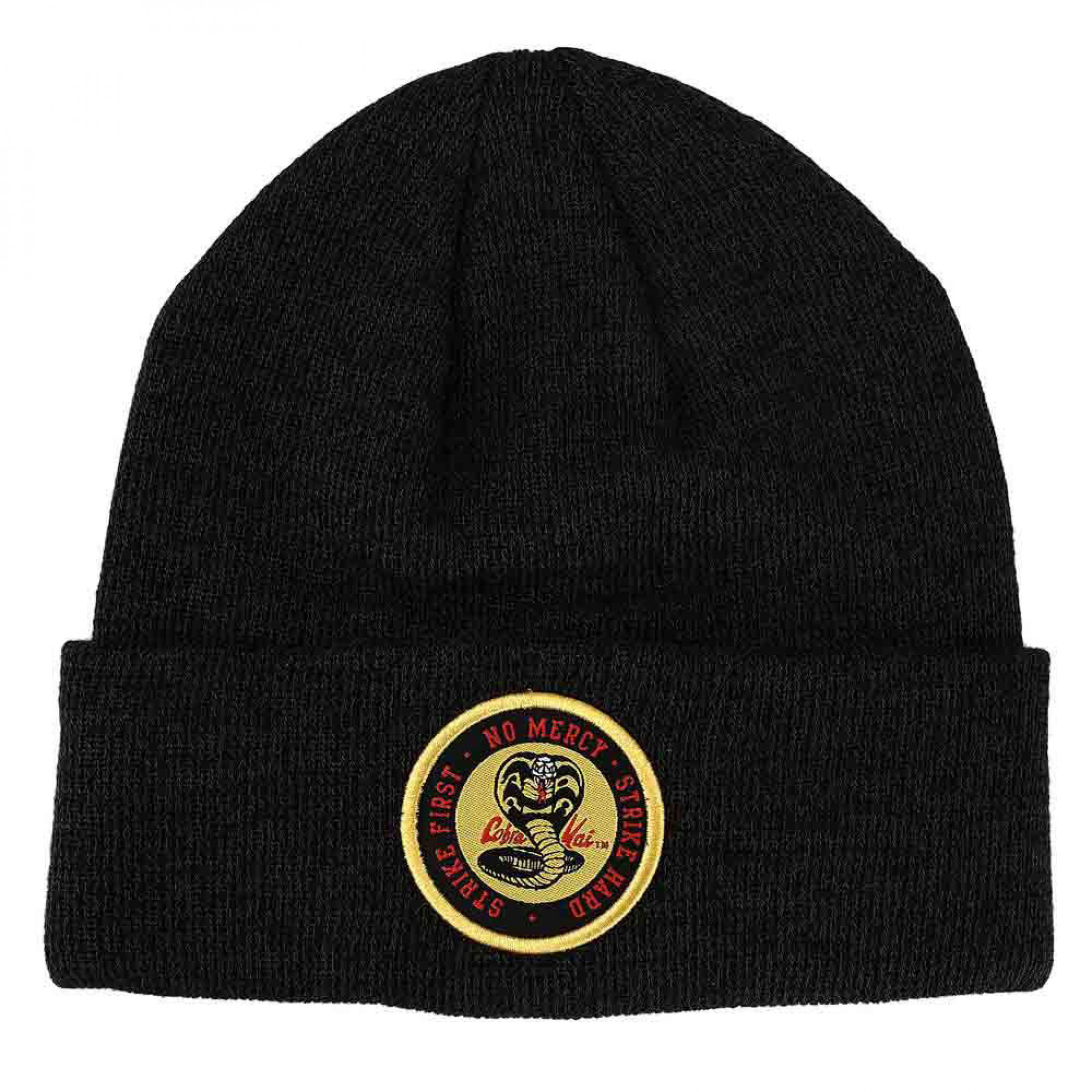 Product image 0 for The Karate Kid Cobra Kai Woven Patch Cuff Beanie