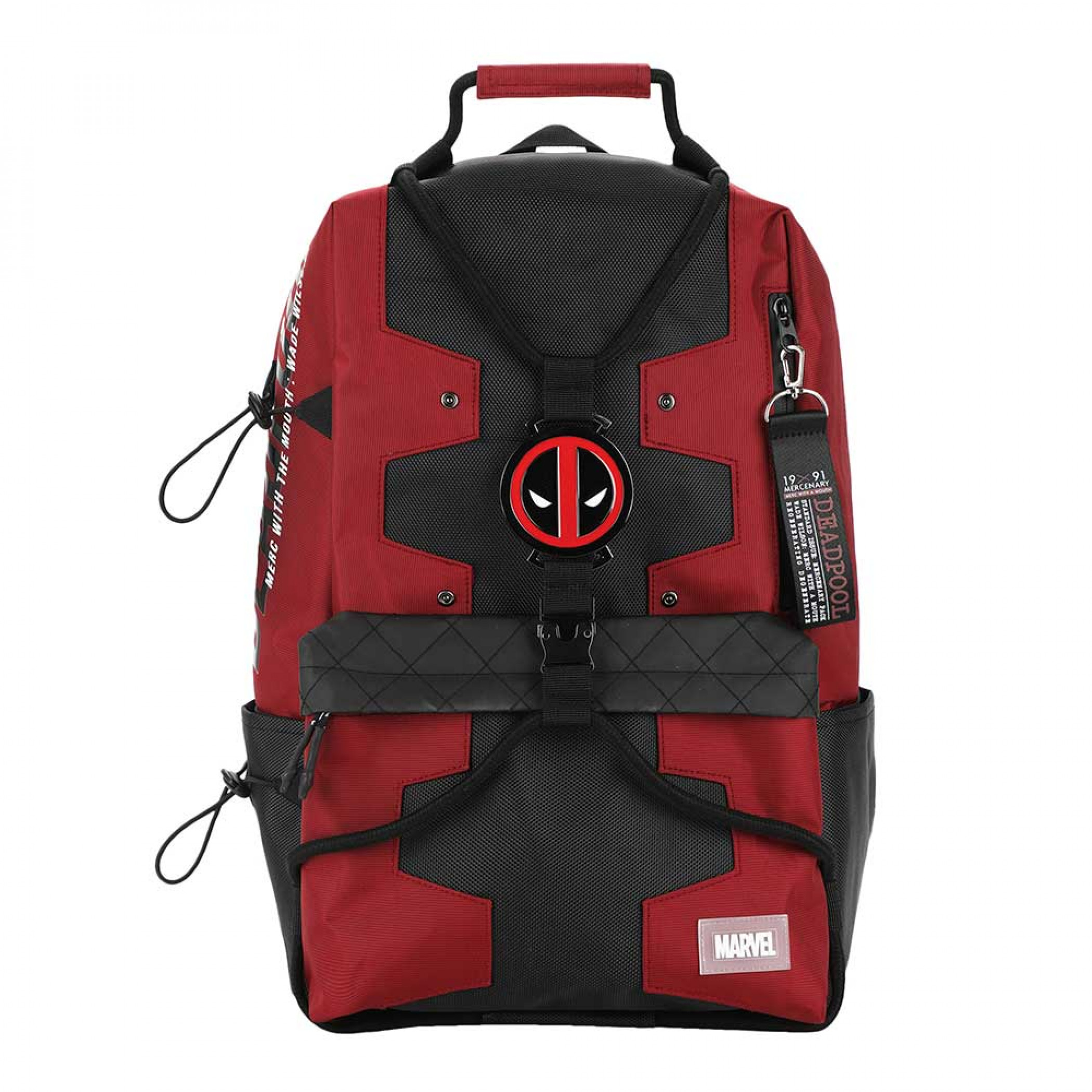 Product image 0 for Deadpool Bungee Suit-Up Character Backpack