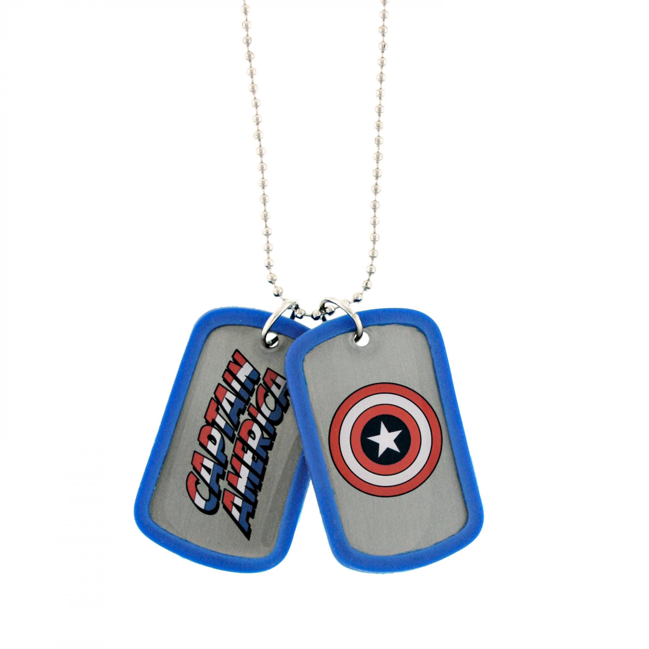 Product image 0 for Captain America Shield Double-Sided Dog Tags