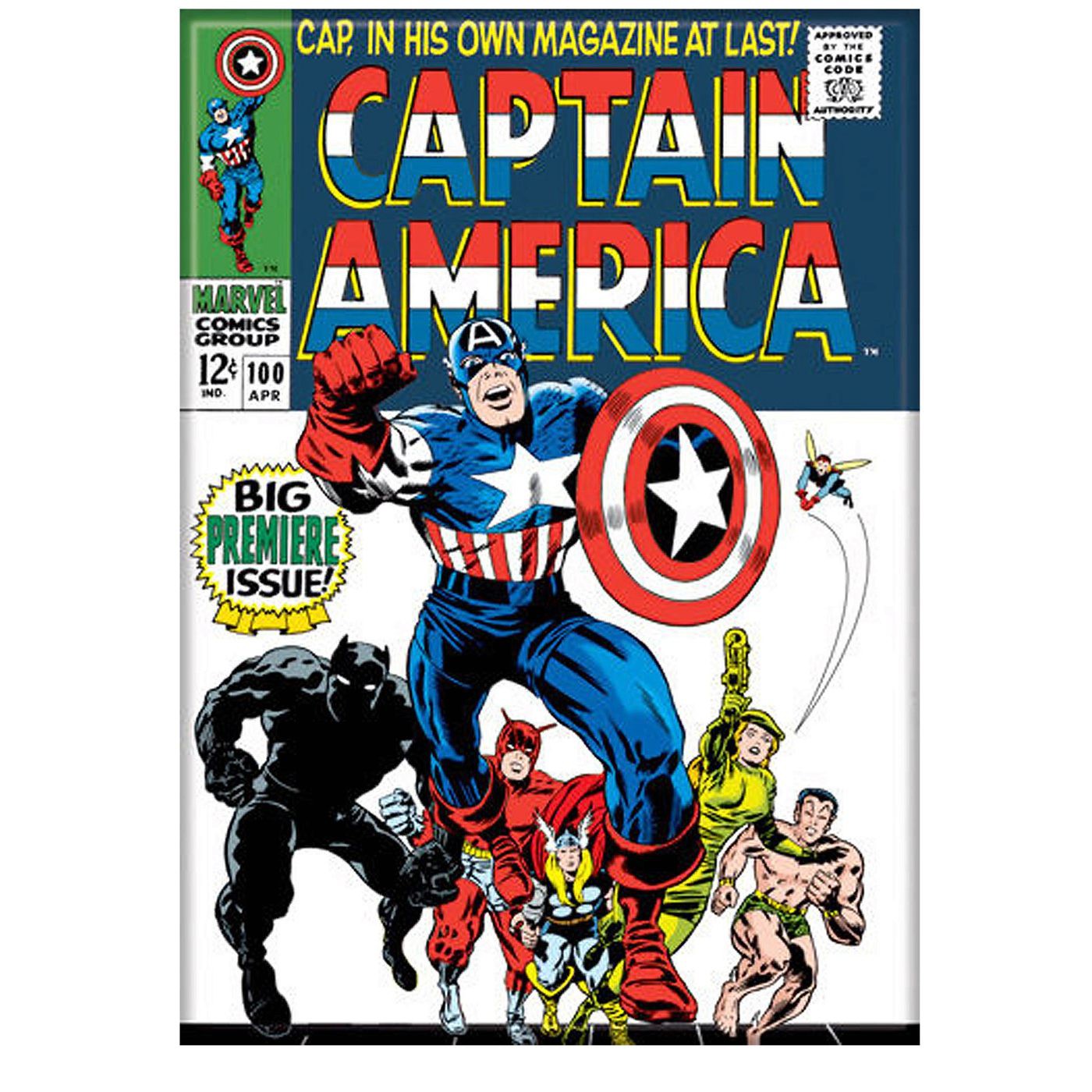 Product image 0 for Captain America Issue 100 Full Color Magnet