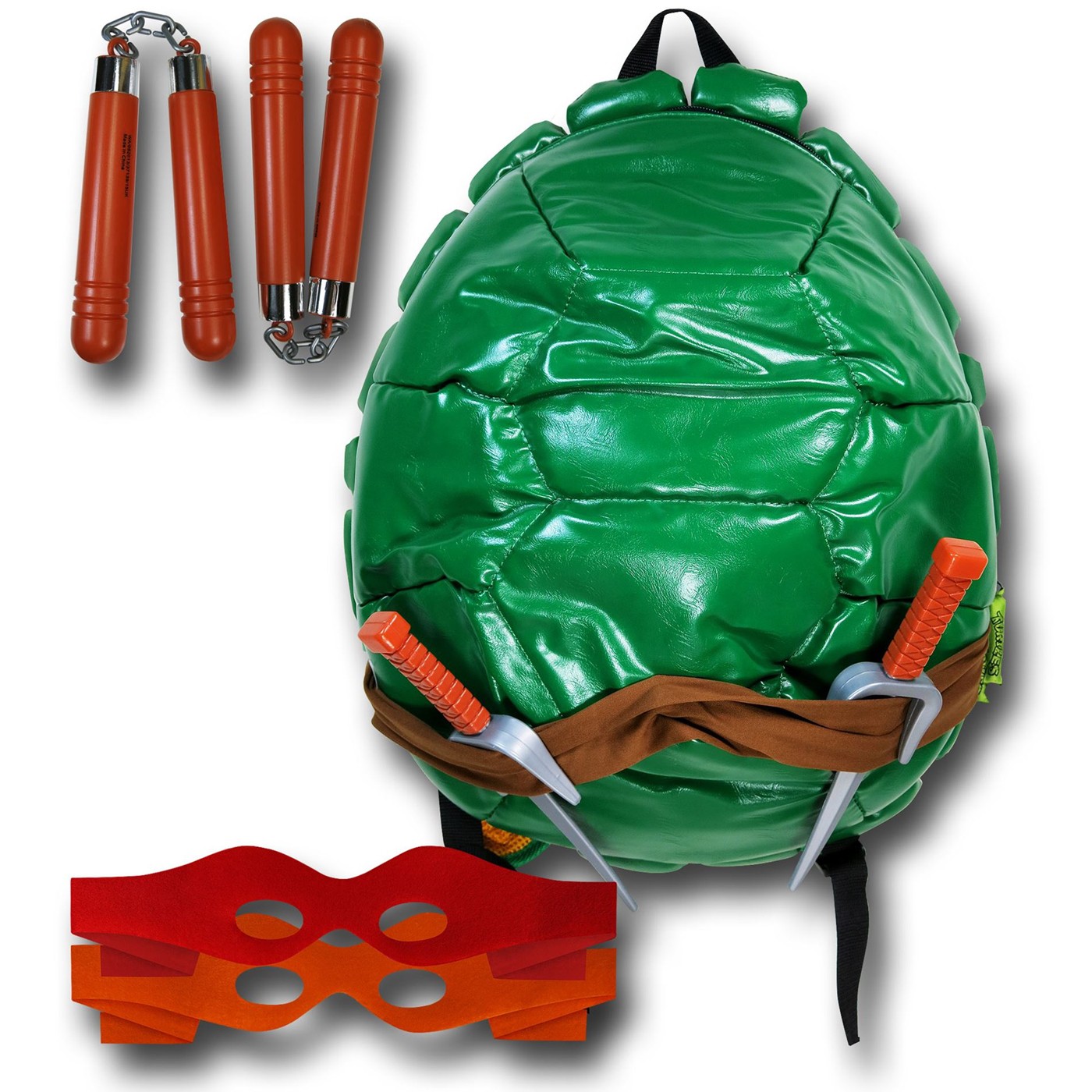 Product image 0 for TMNT Turtle Shell Backpack with Masks & Weapons