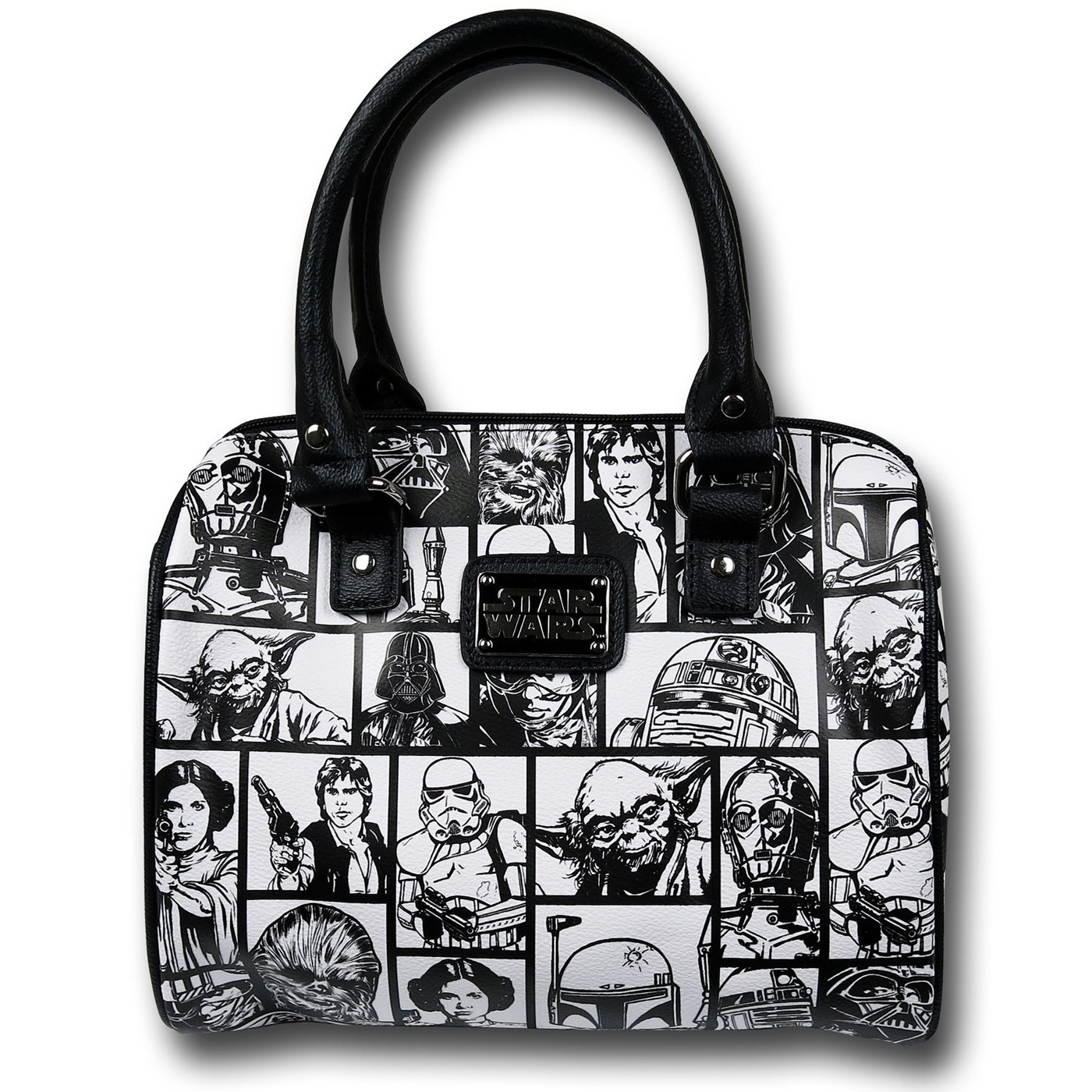 Product image 0 for Star Wars Grid Faux Leather Bowler Women's Purse