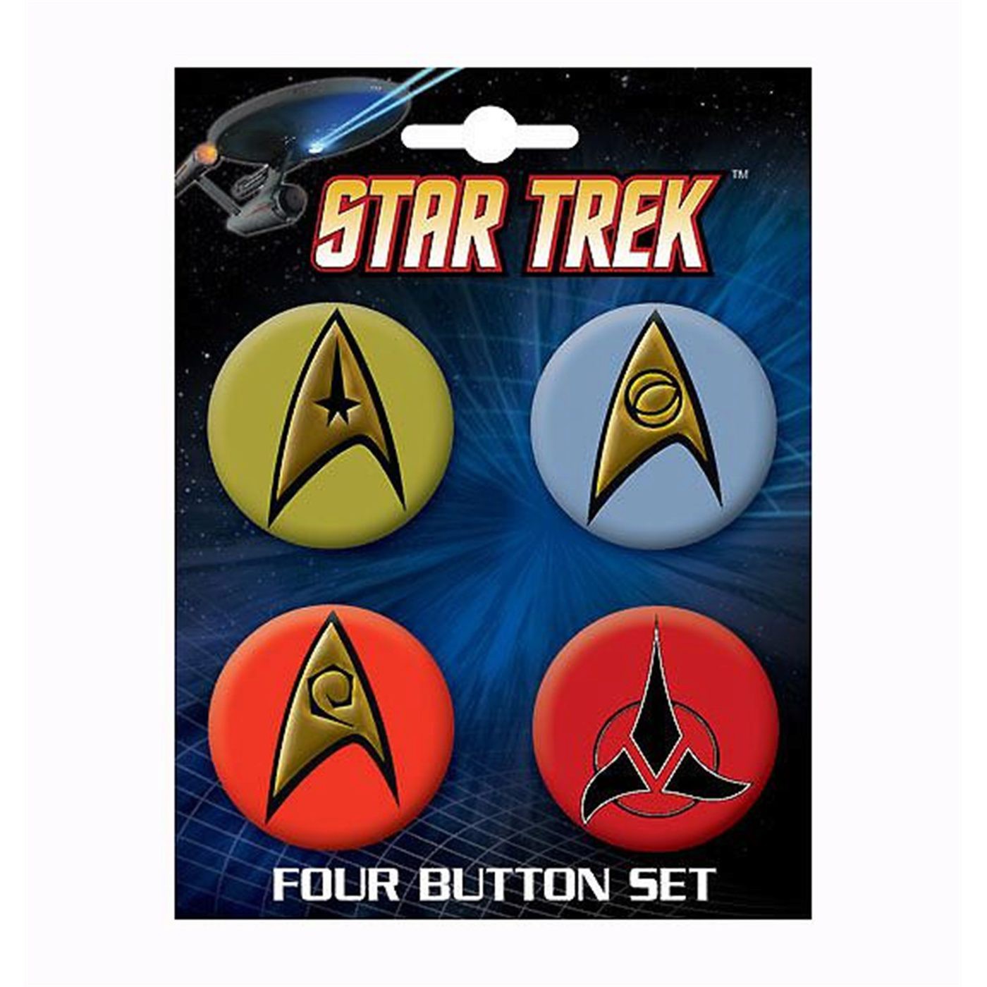 Product image 0 for Star Trek Insignia Button Set