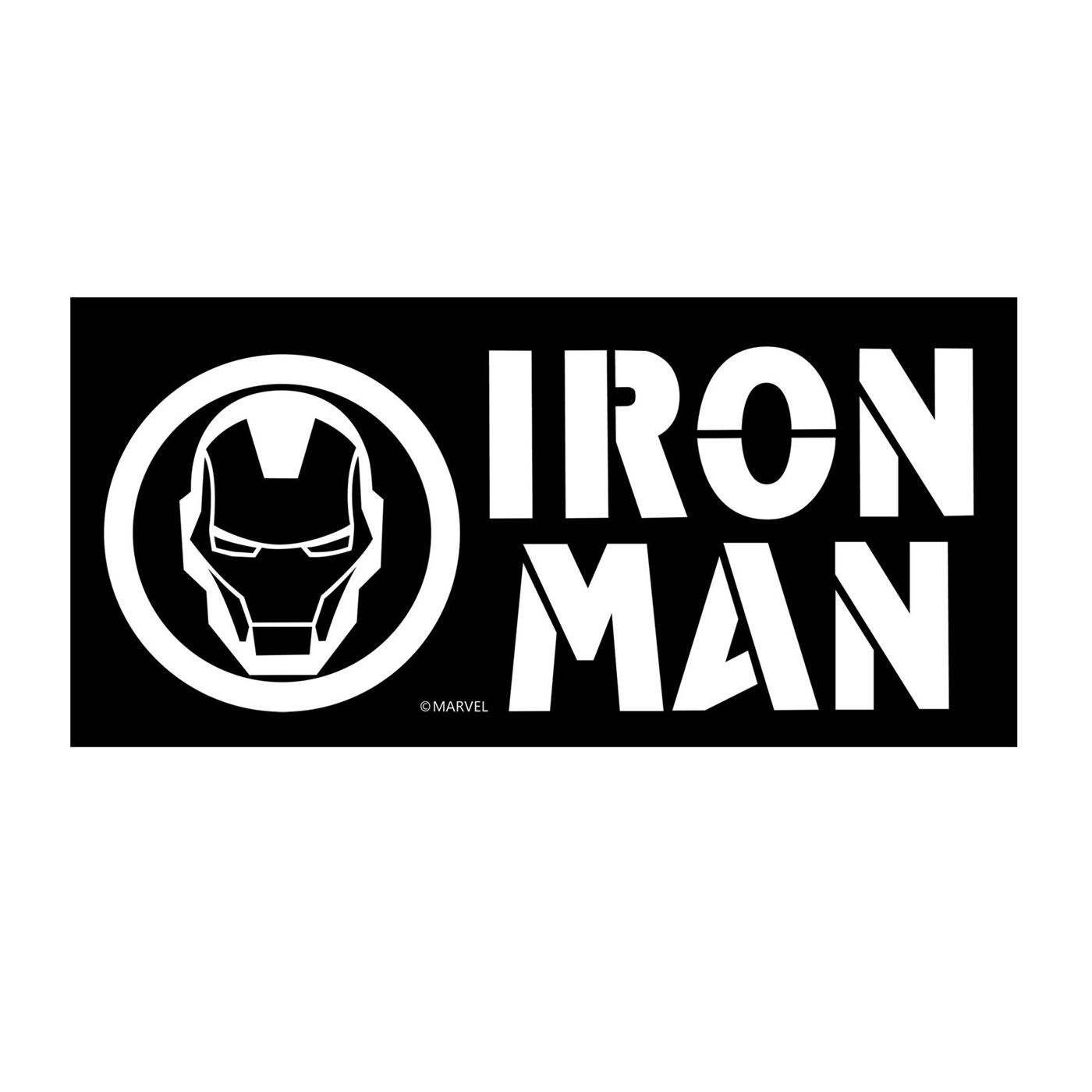 Black And White Iron Man Logo Black And White Iron Man Logo