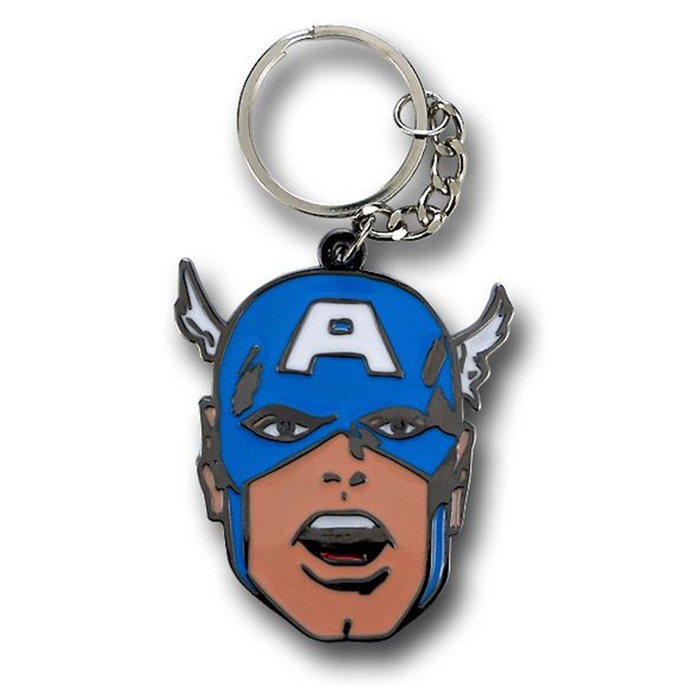 Product image 0 for Captain America Big Face Metal Key Chain