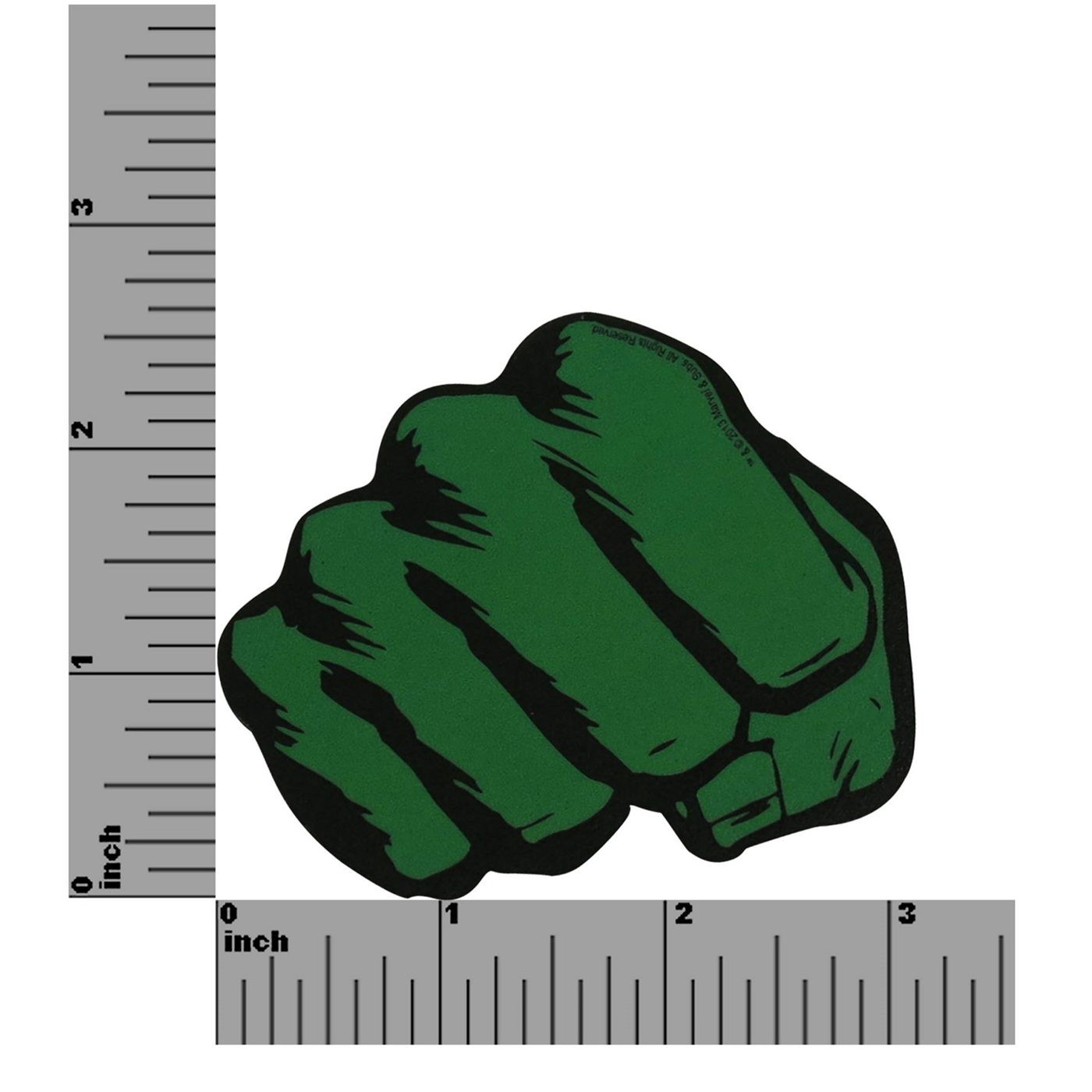 Hulk Fist Logo Unleash Green Fury With Hulk's Hand Stickers