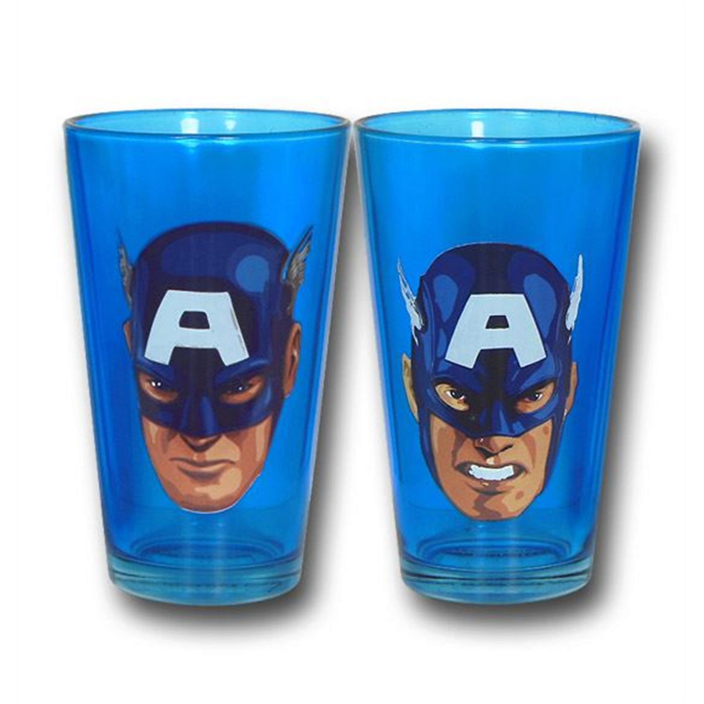 Product image 0 for Captain America Expressions Blue Pint Glass 2-Pack