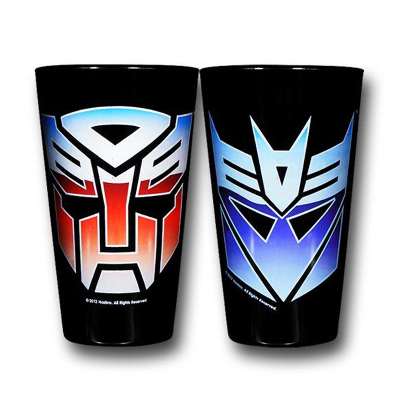 Product image 0 for Transformer Colored Pint Glass 2-Pack