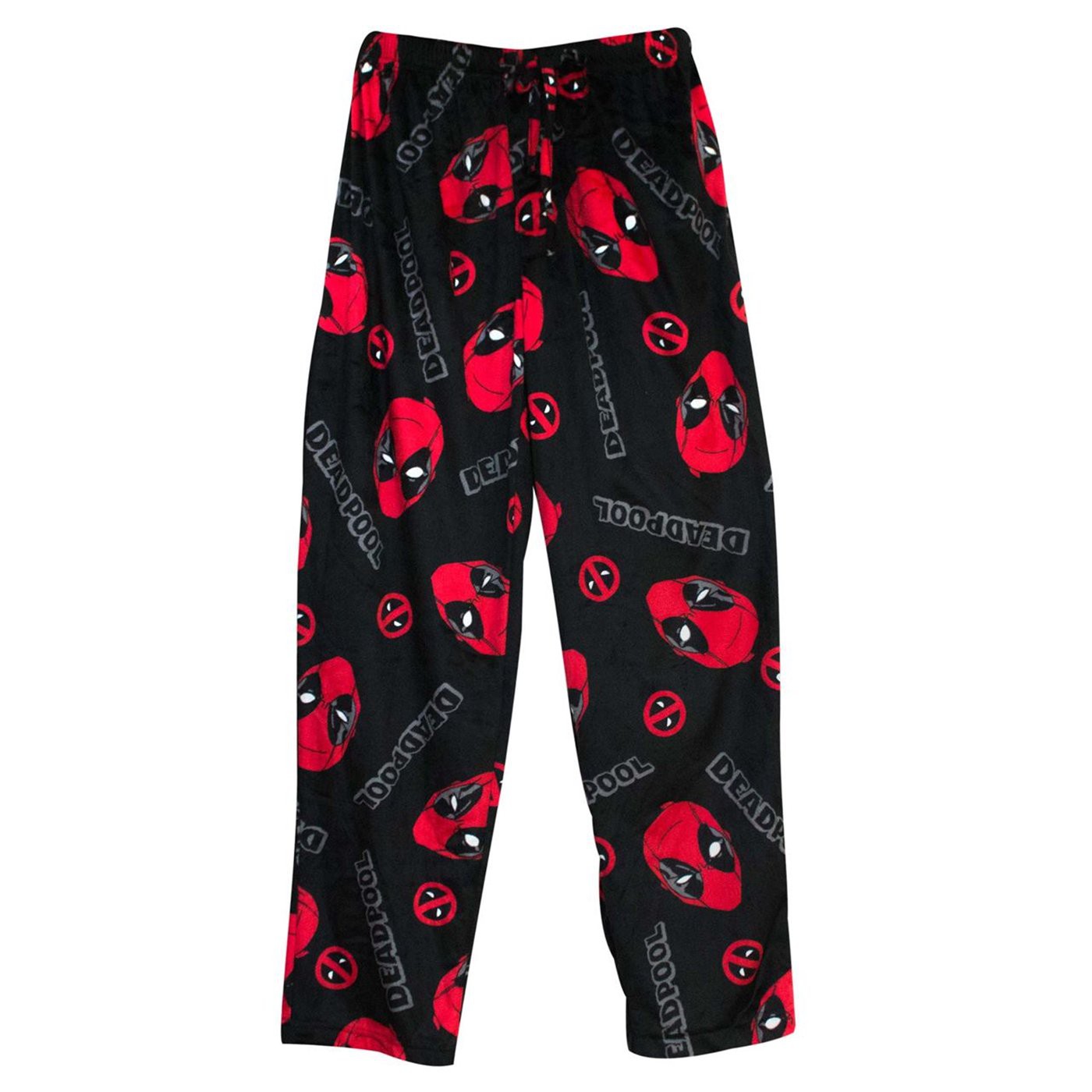 Product image 0 for Deadpool Slash & Holes Men's Fleece Pajama Pants