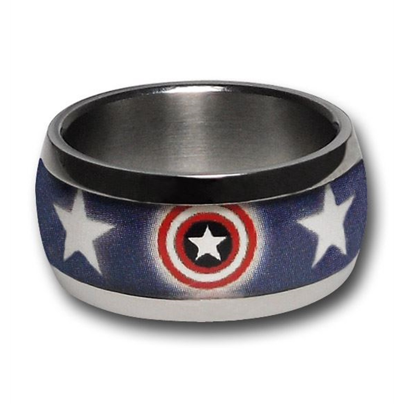 Product image 0 for Captain America Shield & Stars Ring