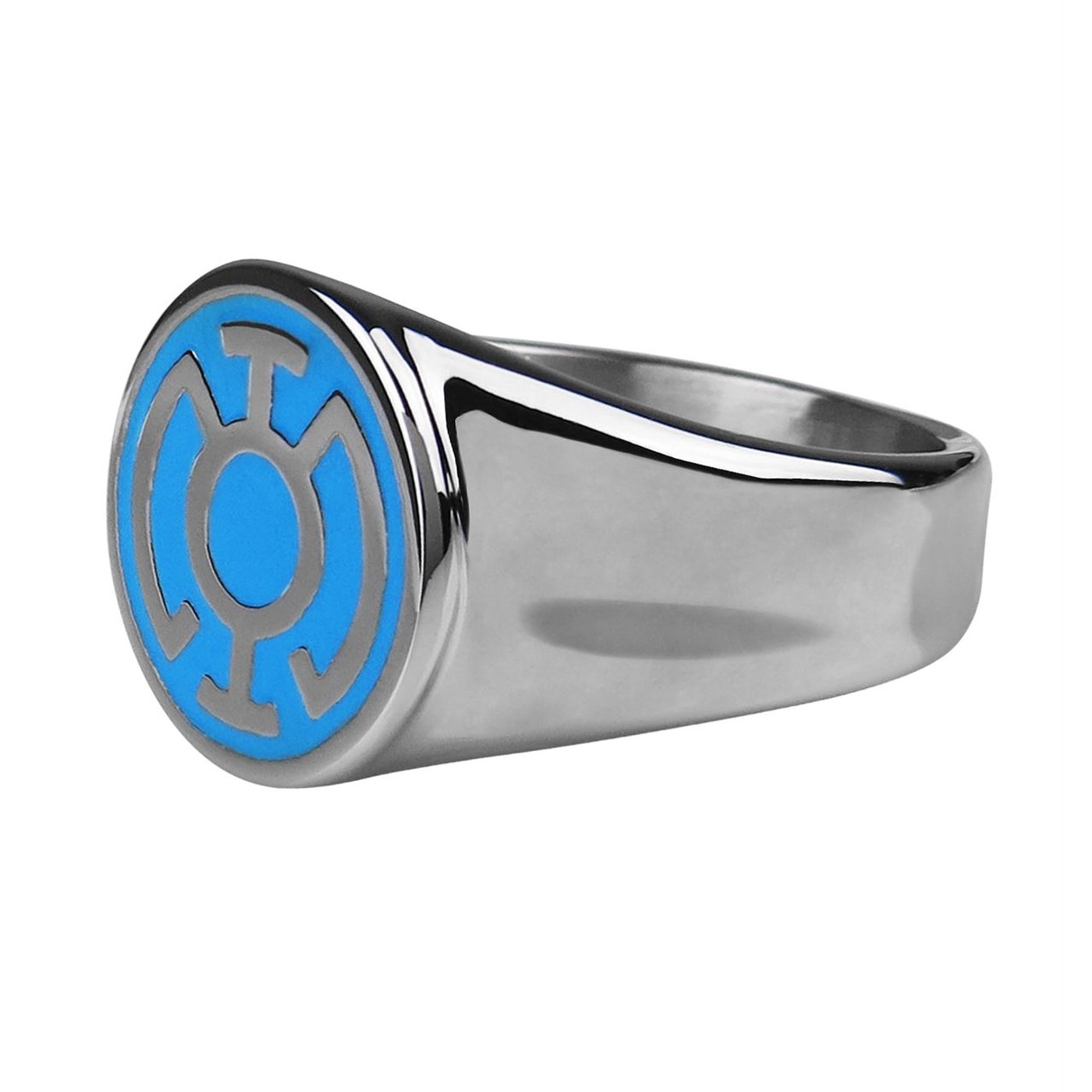 Product image 0 for Blue Lantern Symbol Stainless Steel Ring