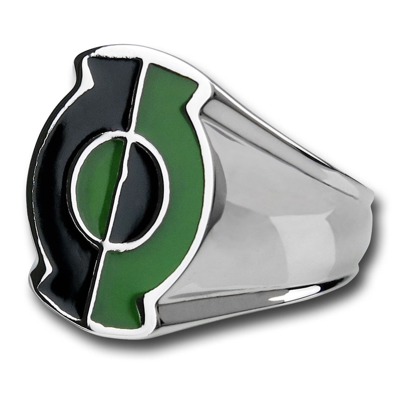 Product image 0 for Green Lantern Two-Tone Symbol Stainless Steel Ring