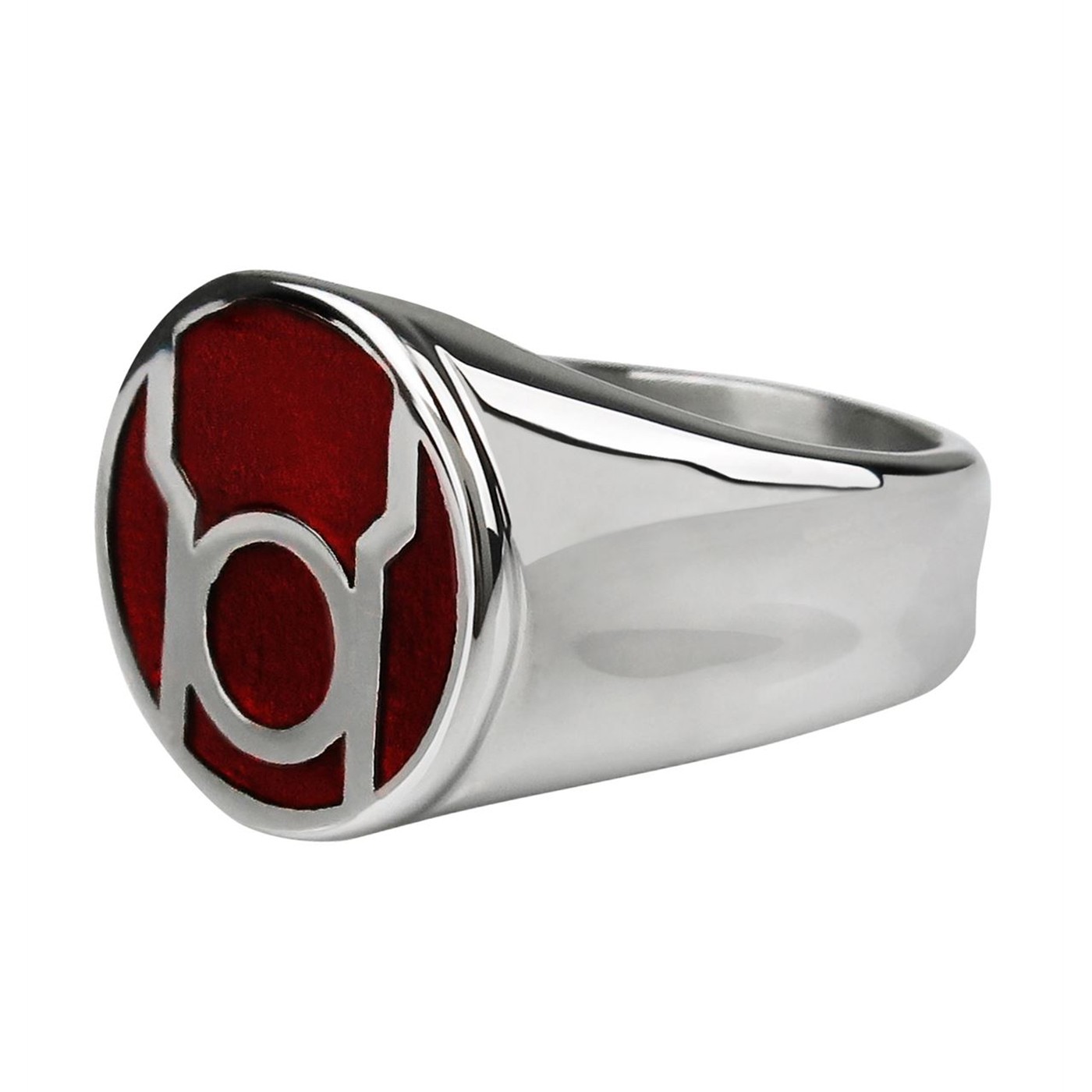 Product image 0 for Red Lantern Symbol Stainless Steel Ring