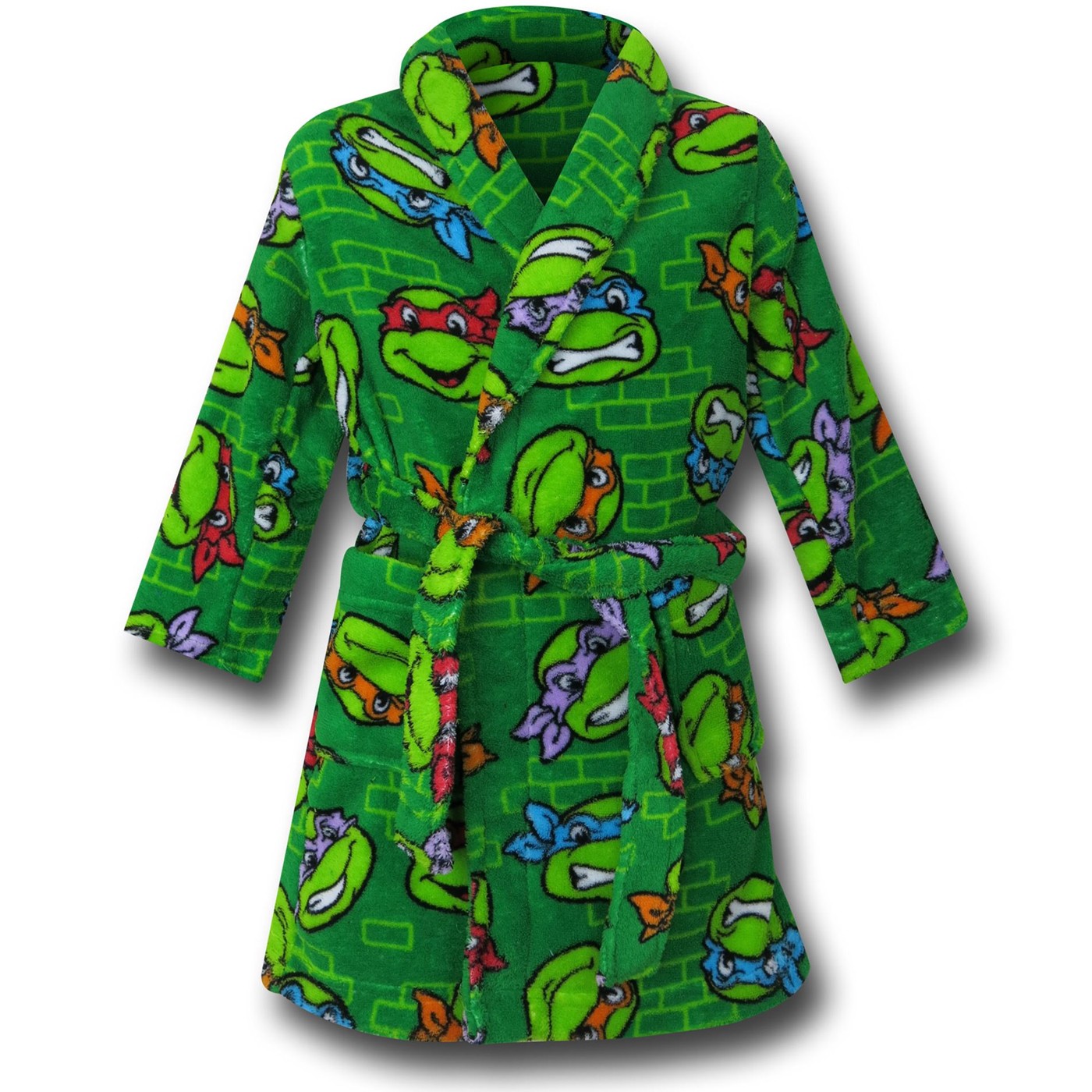 Product image 0 for TMNT Kids Poly Fleece Robe