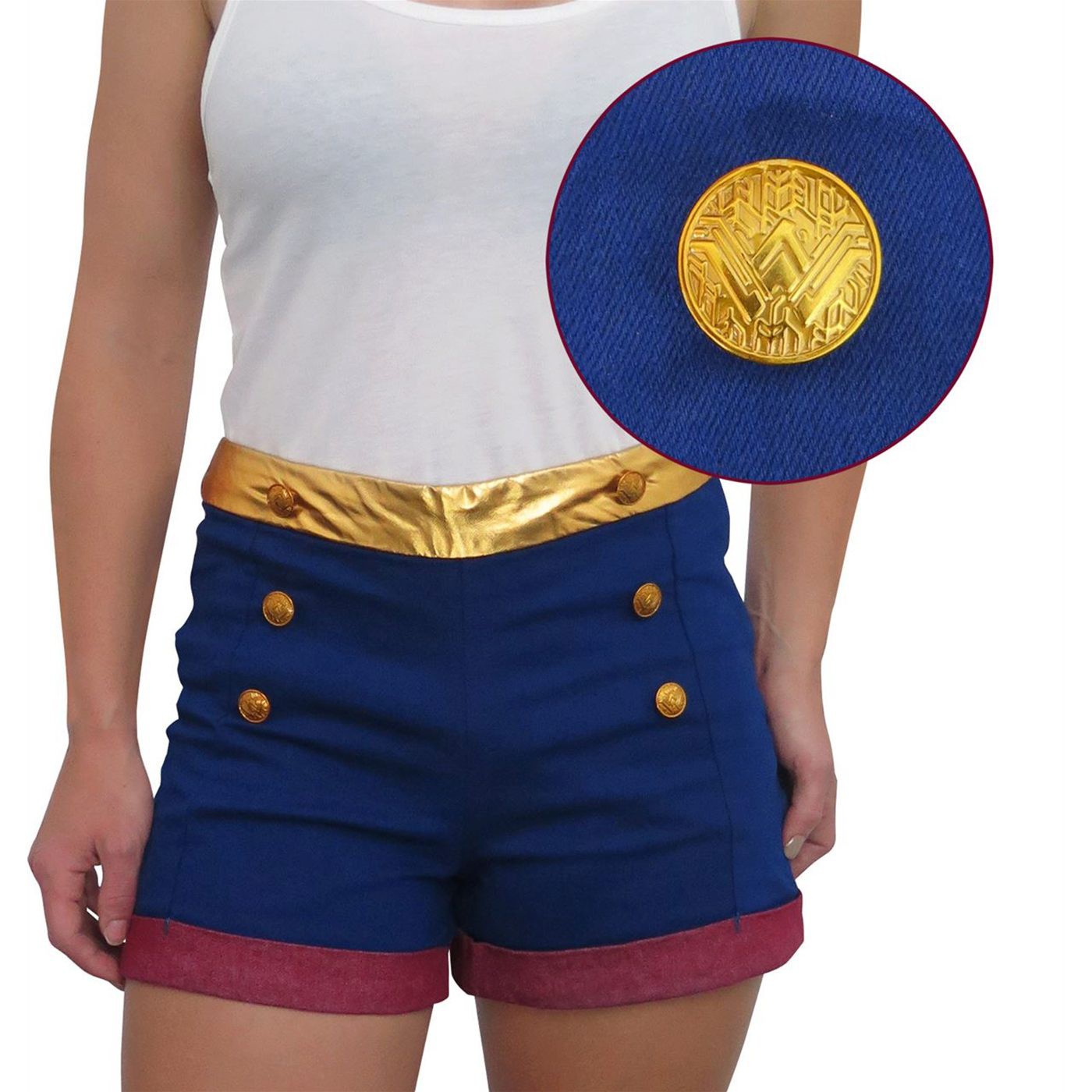 Product image 0 for Wonder Woman High Waisted Costume Shorts