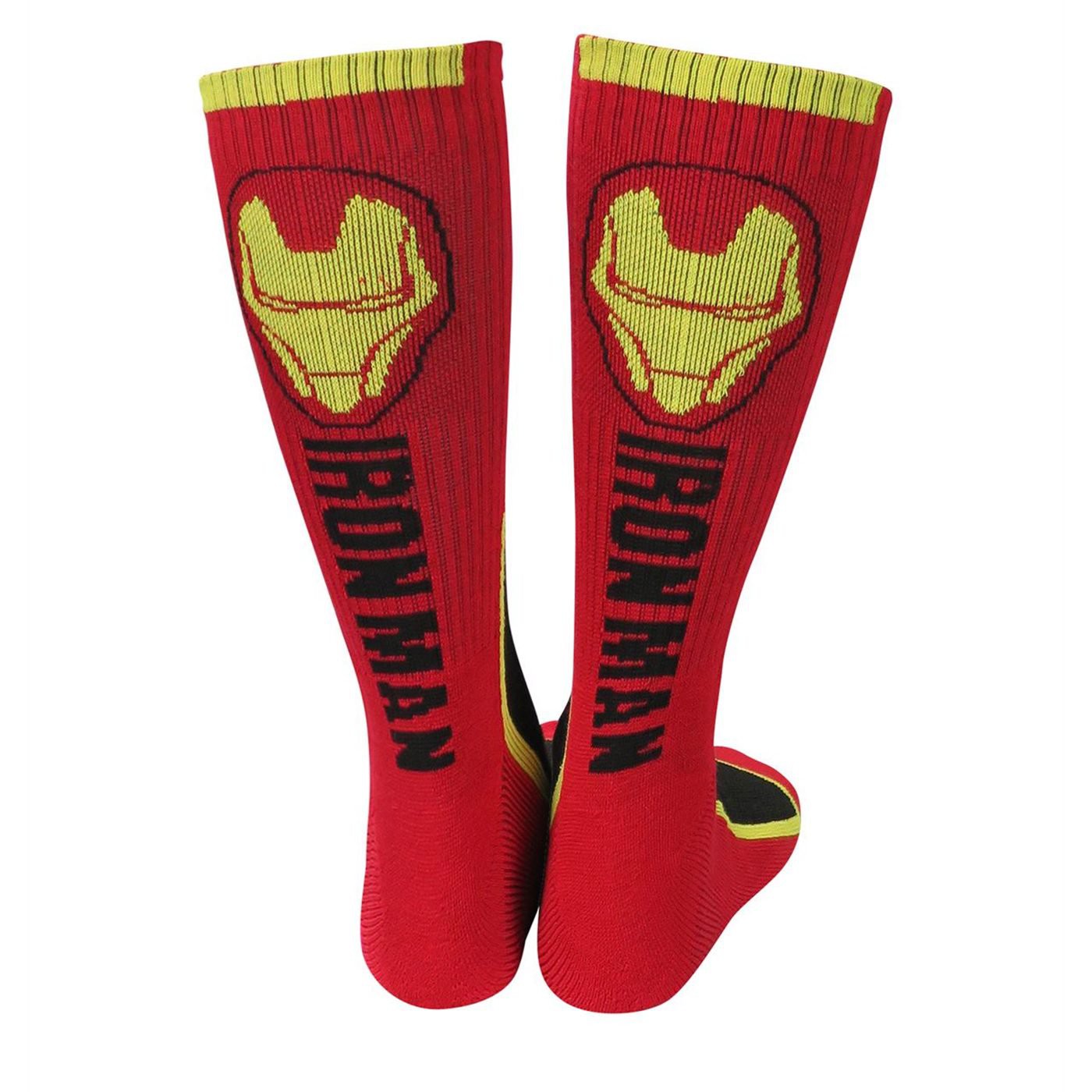 Product image 0 for Iron Man Two-Tone Athletic Crew Socks
