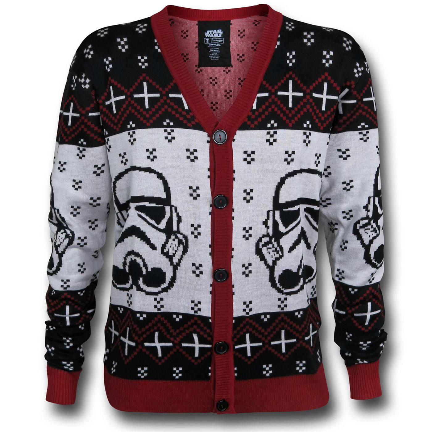 Product image 0 for Star Wars Stormtrooper Christmas Sweater Cardigan
