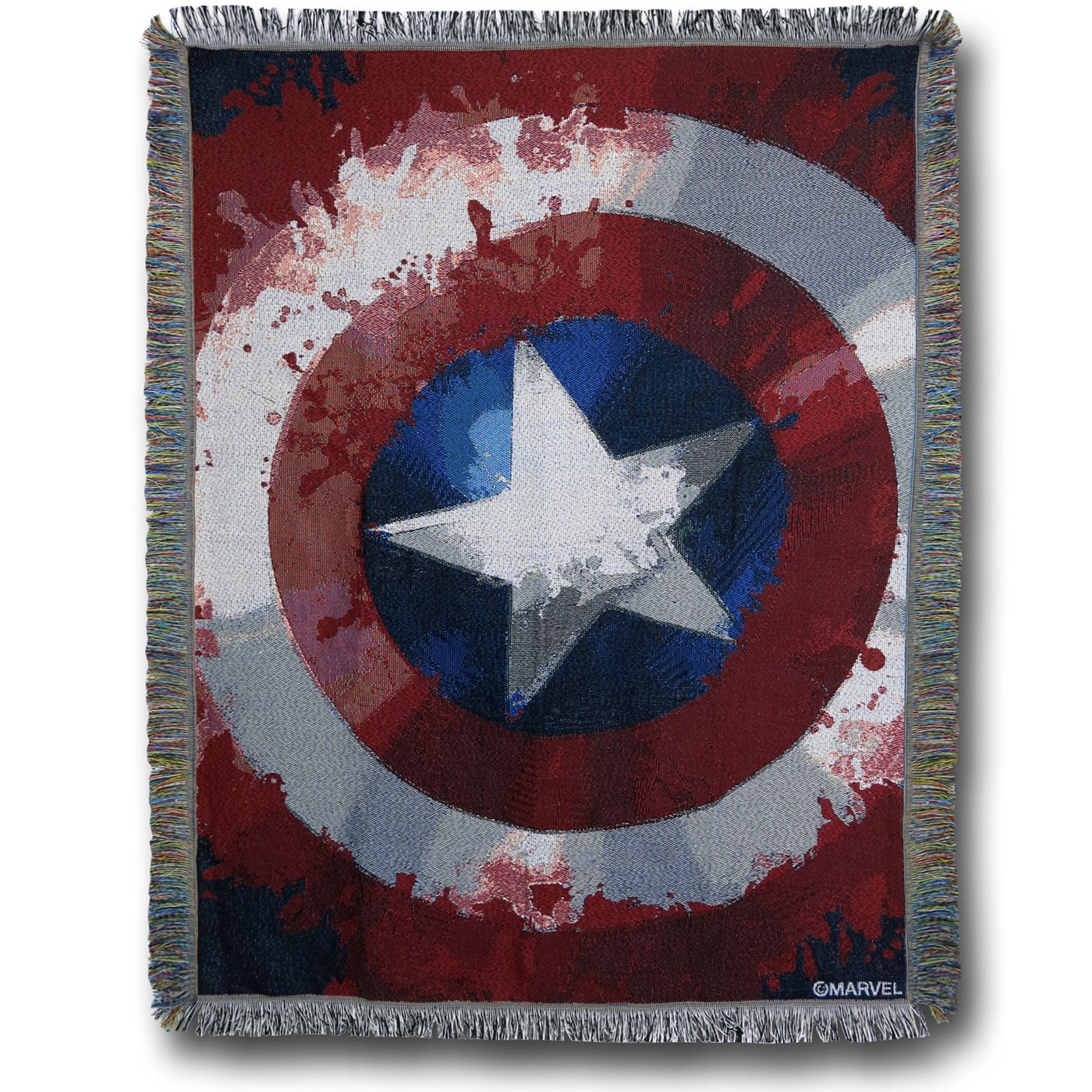 Product image 0 for Captain America Shield Throw Blanket
