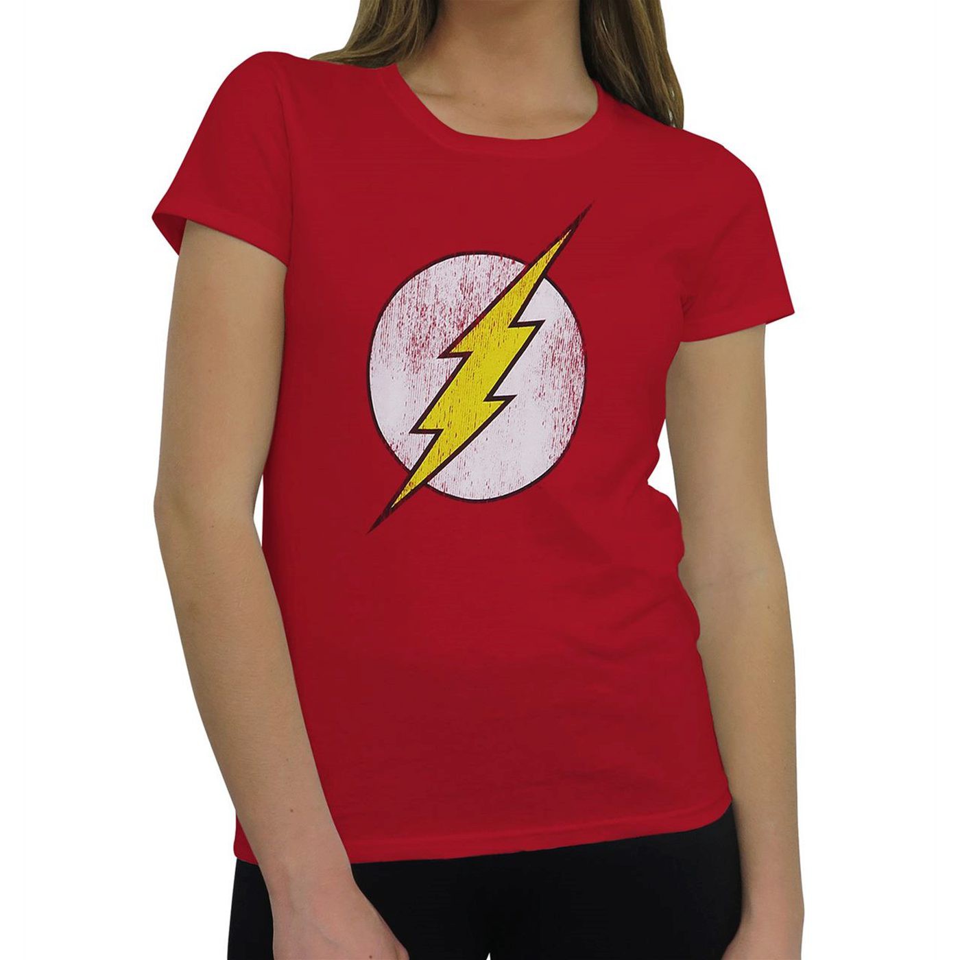 Product image 0 for The Flash Distressed Symbol Women's T-Shirt