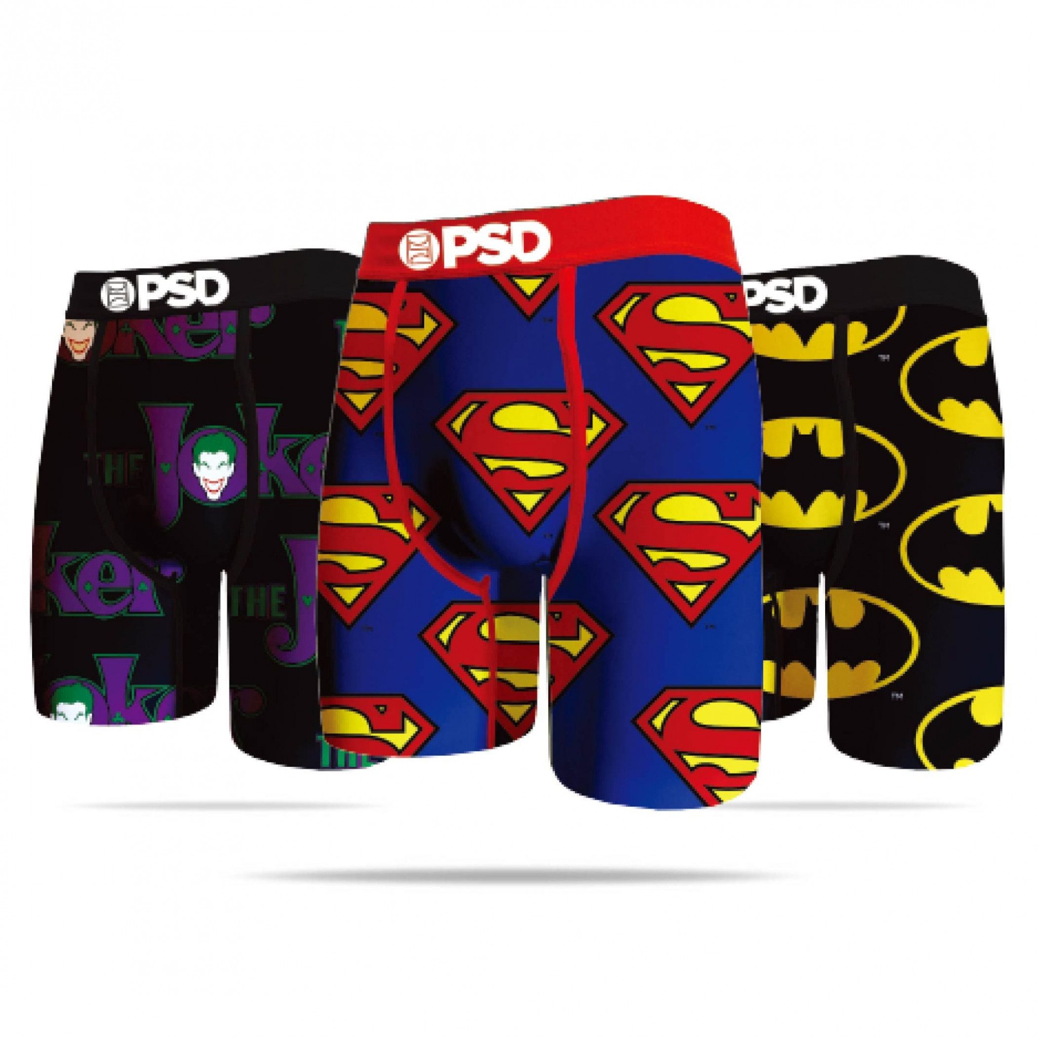 Product image 0 for DC Comics Batman, Superman, and Joker Symbols Men's ...