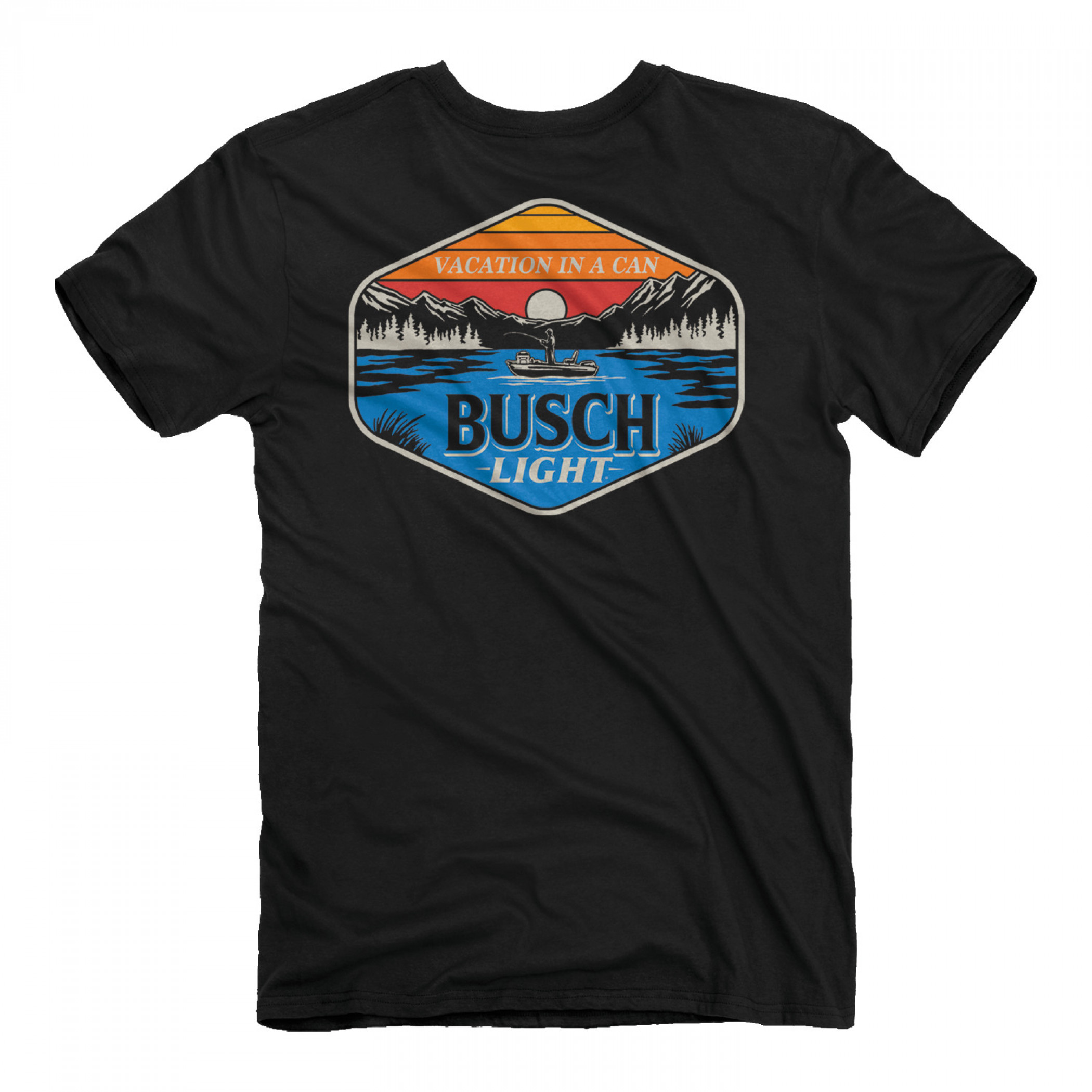 Product image 0 for Busch Light Sunset at the Lake Front and Back Print ...