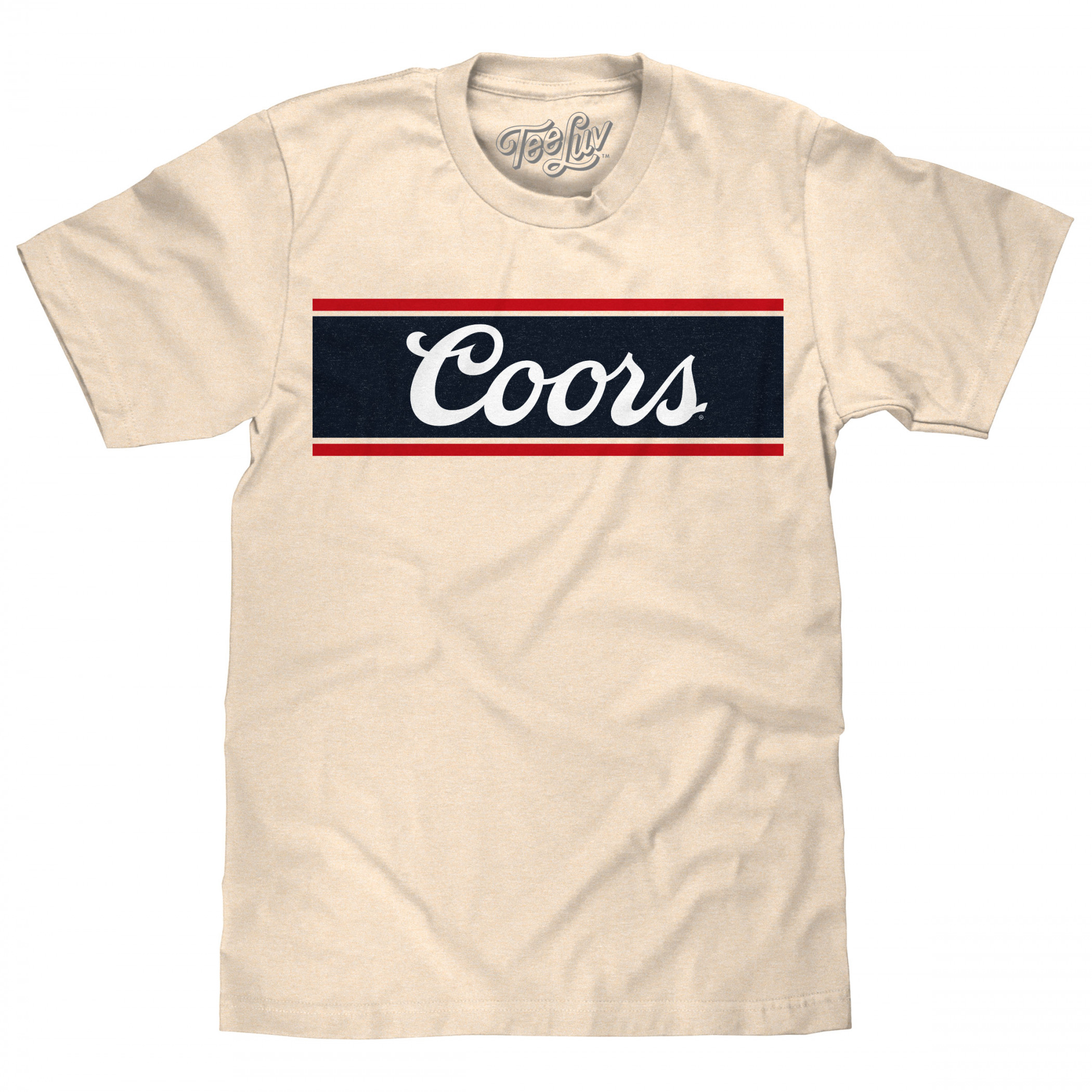 Product image 0 for Coors Stripe Logo Cream Colorway T-Shirt