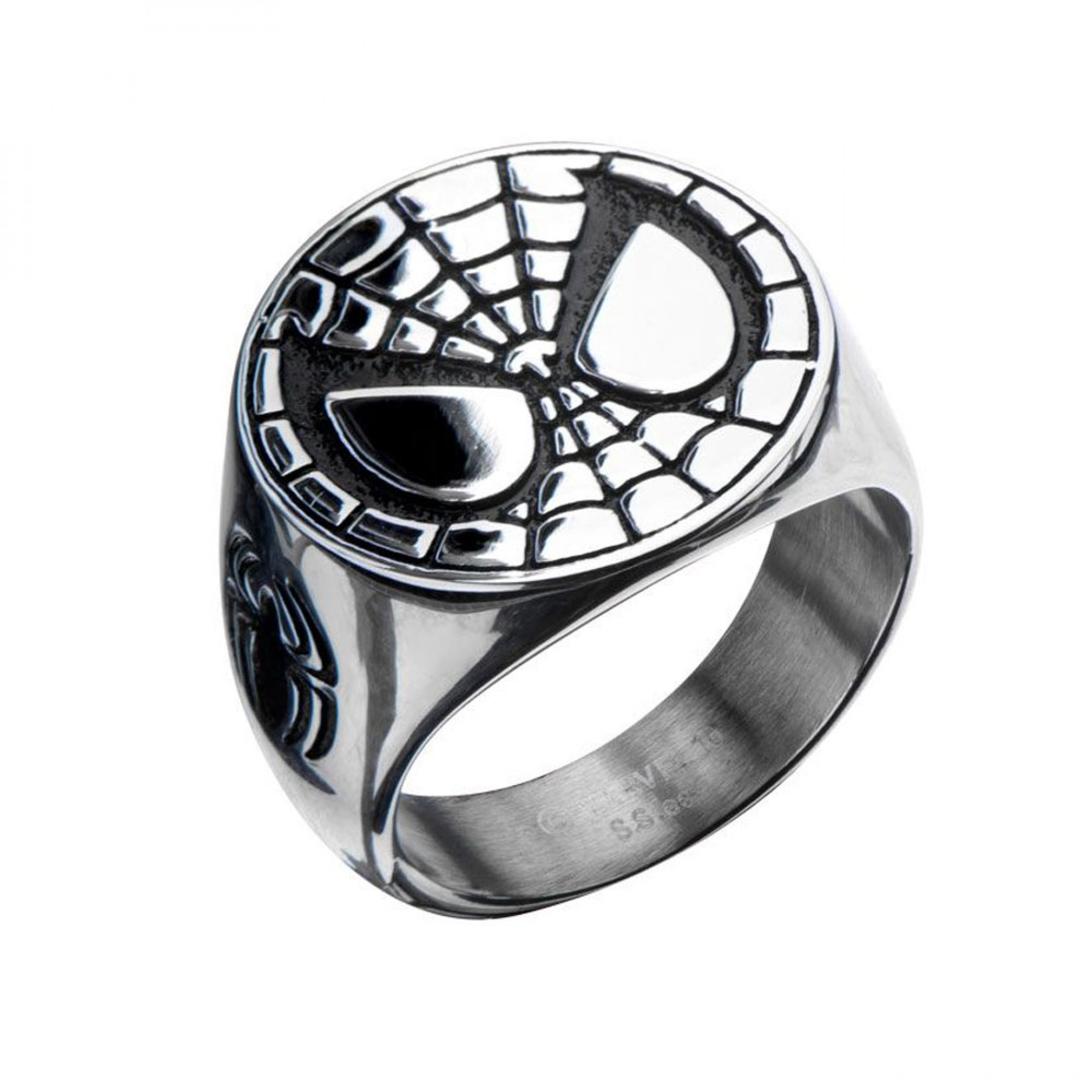 Product image 0 for Spider-Man Face Stainless Steel Silver Ring