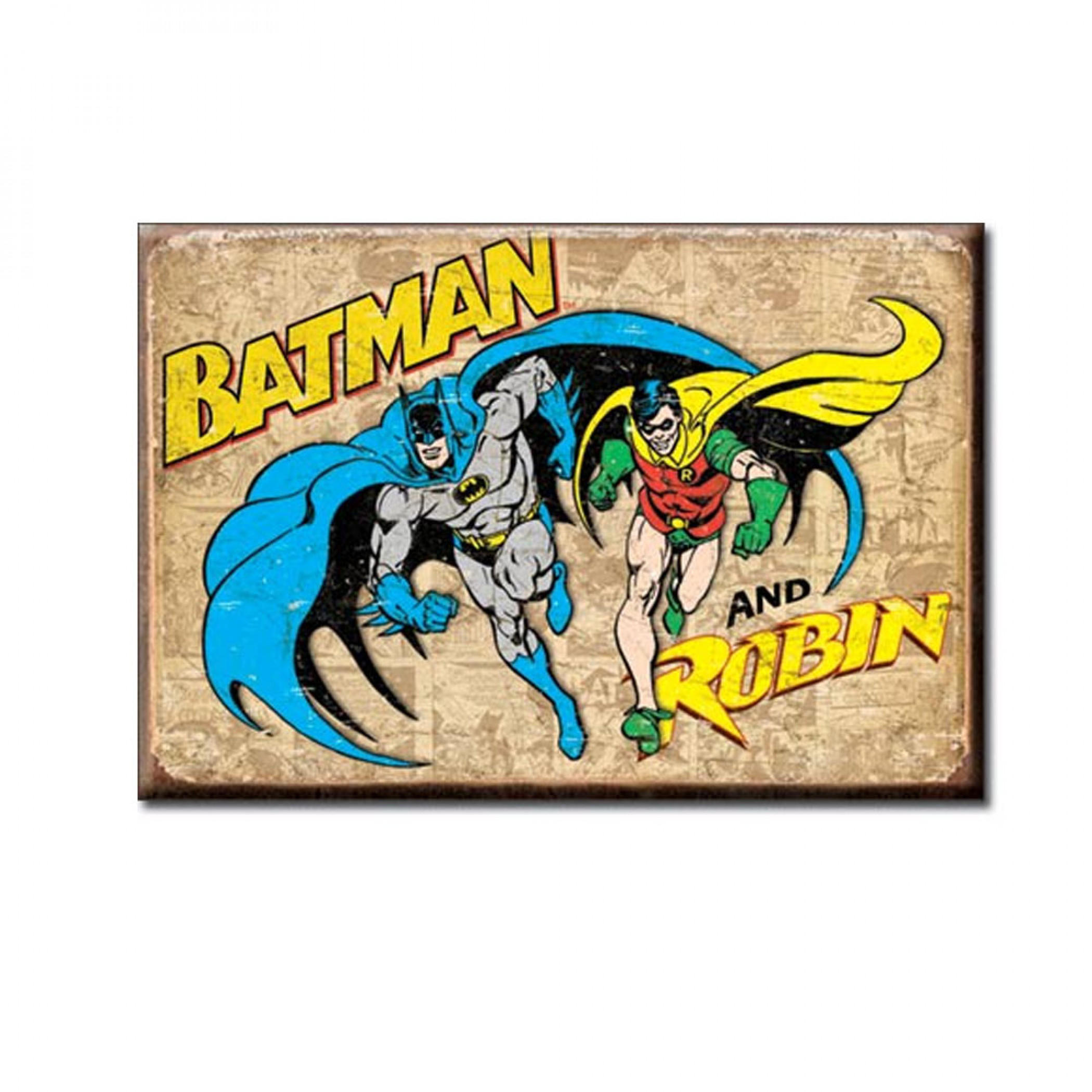 Product image 0 for Batman and Robin Retro Magnet