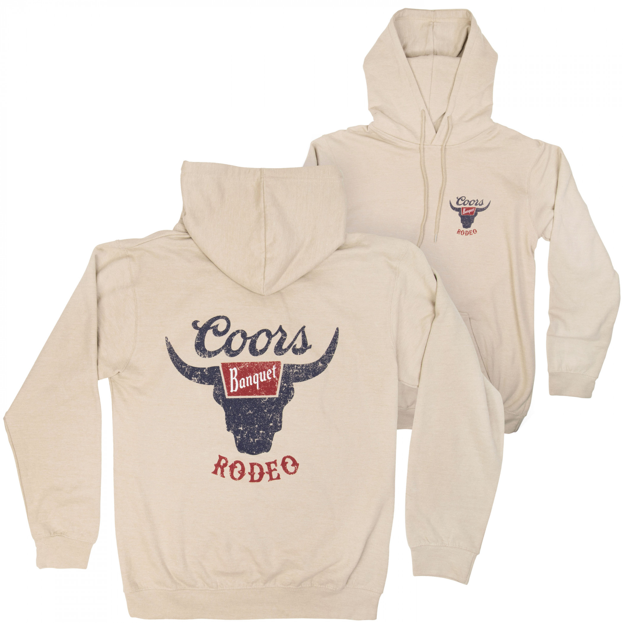 Product image 0 for Coors Banquet Rodeo Logo Sand Pull-Over Hoodie