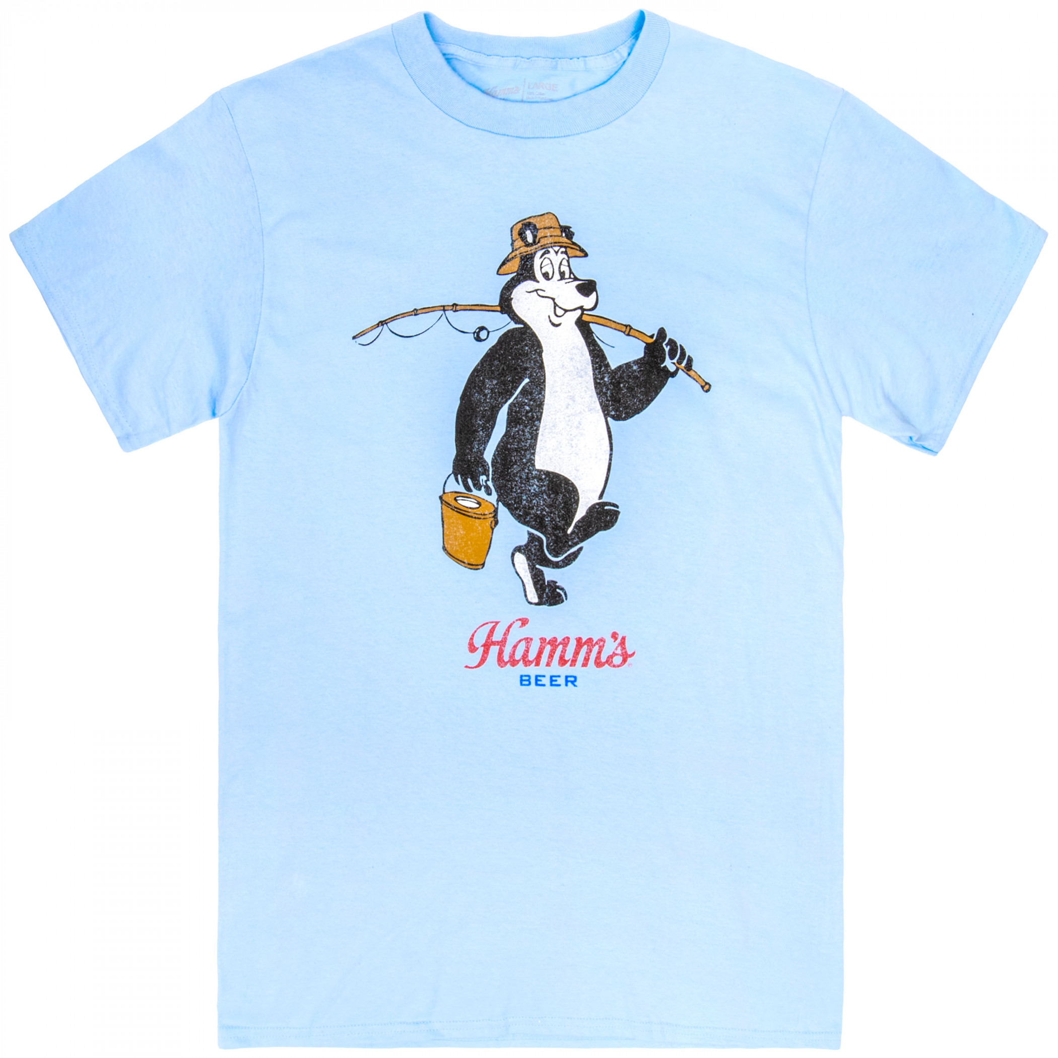 Product image 0 for Hamm's Beer Bear Gone Fishin' T-Shirt