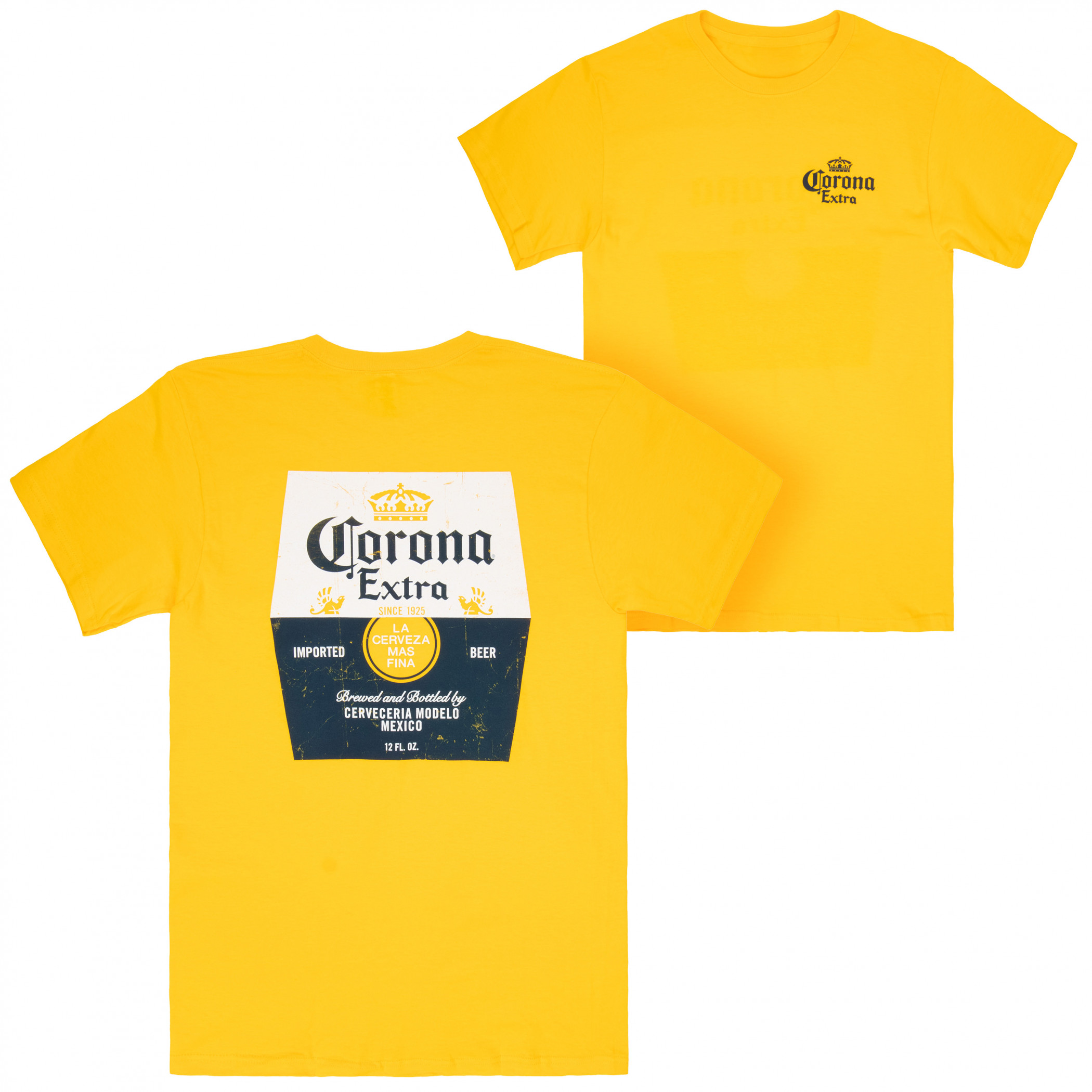 Product image 0 for Corona Extra Distressed Label Front and Back Print ...