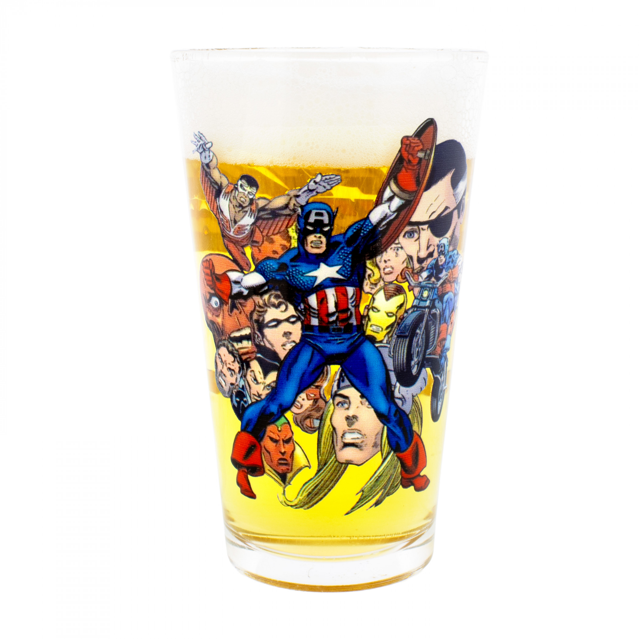 Product image 0 for Captain America Comic Characters Pint Glass