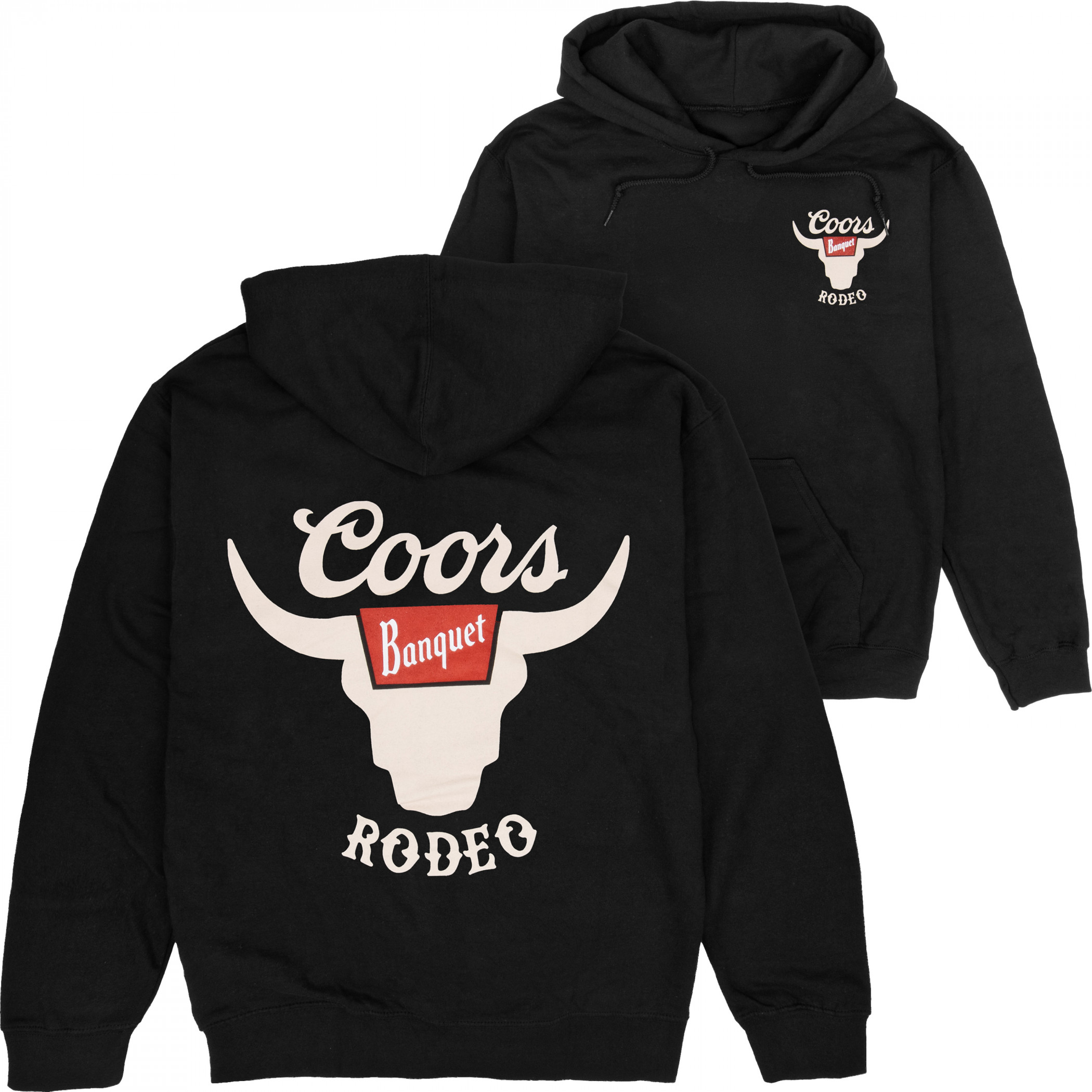 Product image 0 for Coors Banquet Rodeo Horns Logo Front and Back Print ...