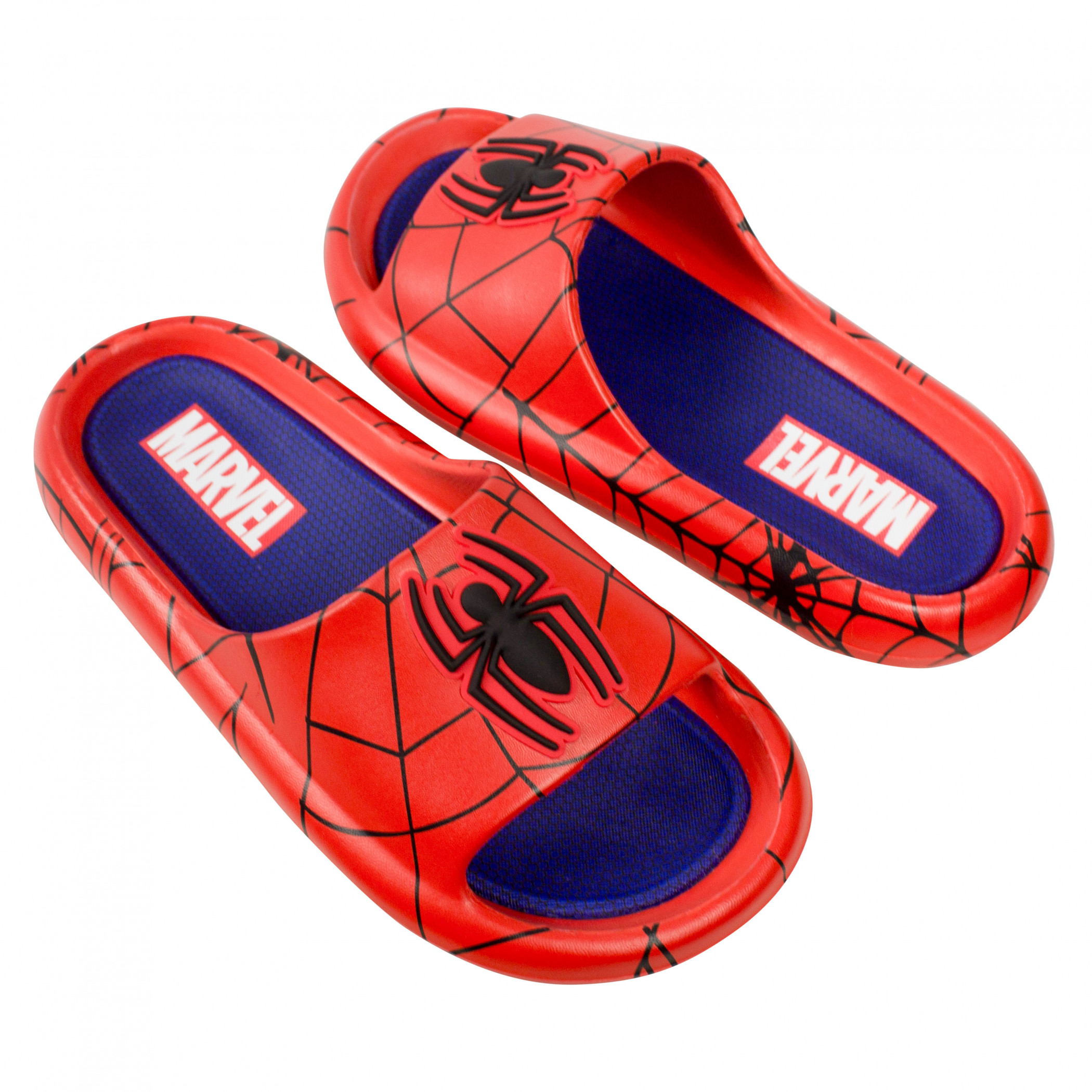 Product image 0 for Spider-Man Webbed Logo Men's Cloud Comfort Foam ...