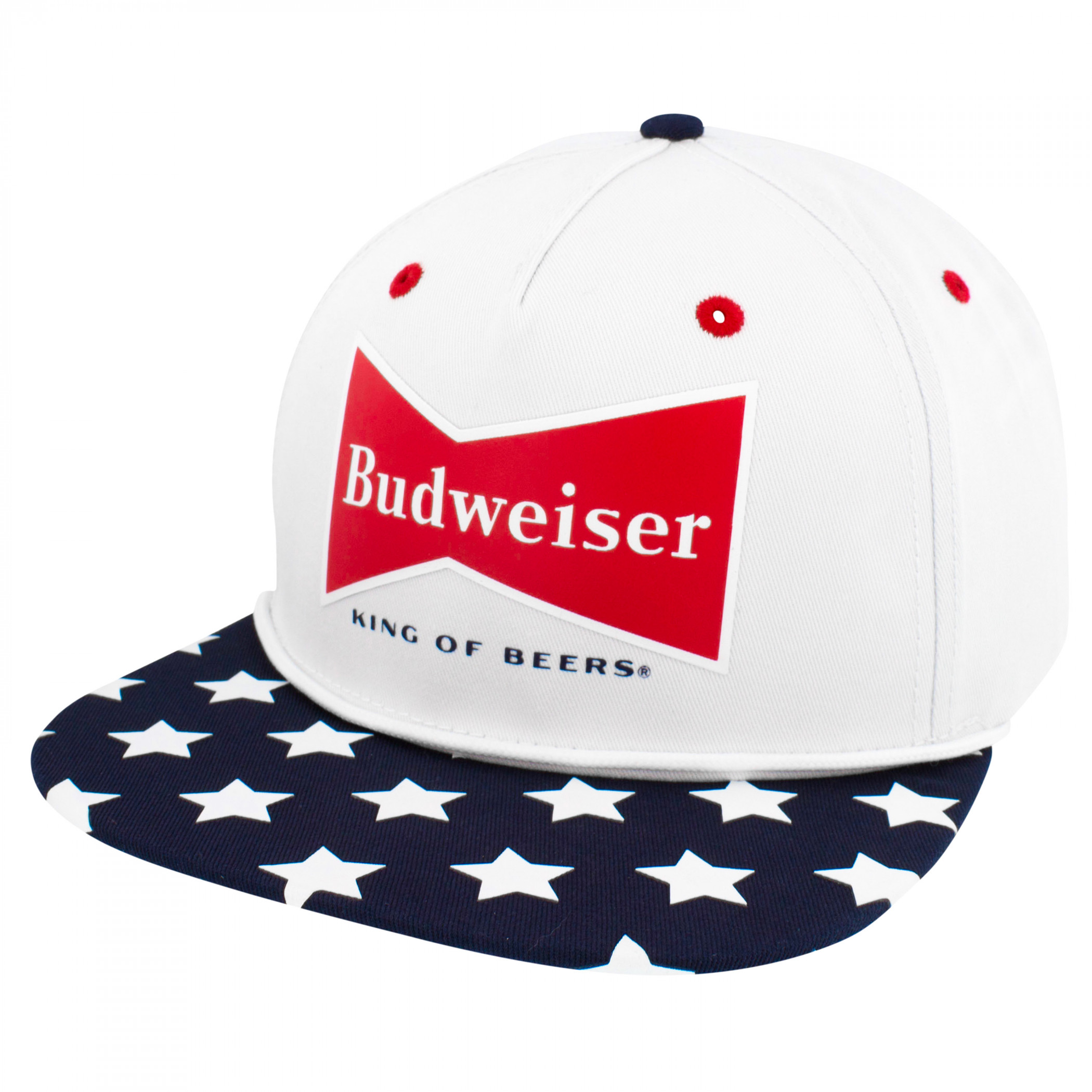 Product image 0 for Budweiser Patriotic American Flag Snapback Hat
