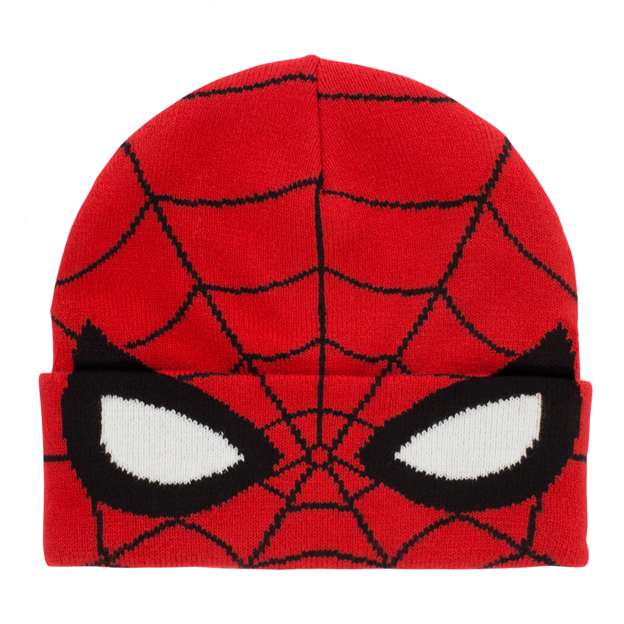 Product image 0 for Spider-Man Mask Cuff Knit Beanie