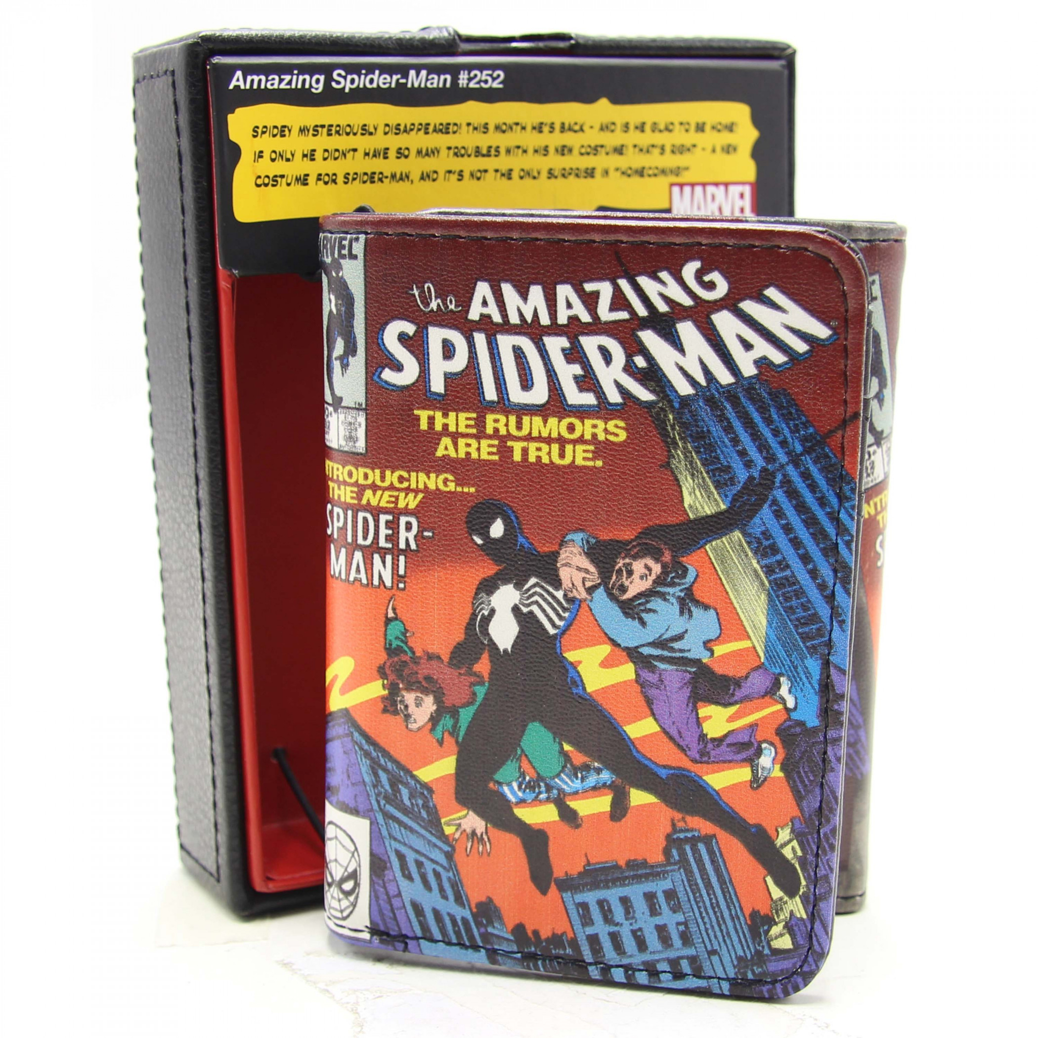 Product image 0 for The Amazing Spider-Man #252 Venom Valet Tri-Fold Wallet