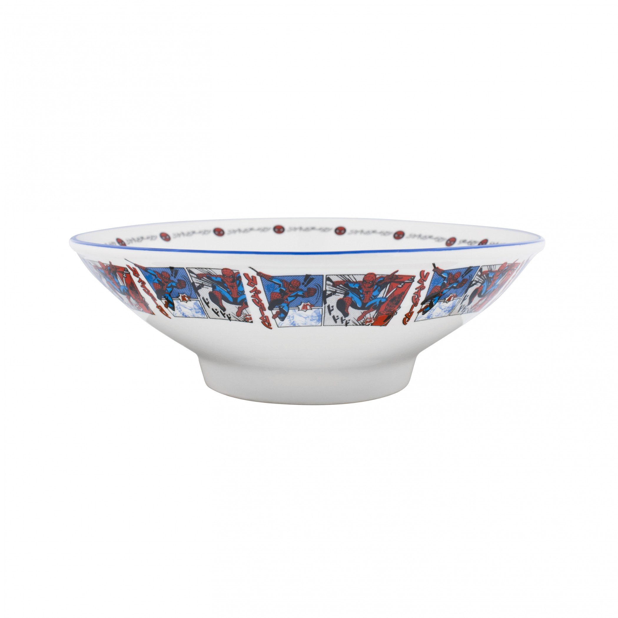 Product image 0 for Spider-Man Manga Panels Ceramic Ramen Bowl with ...