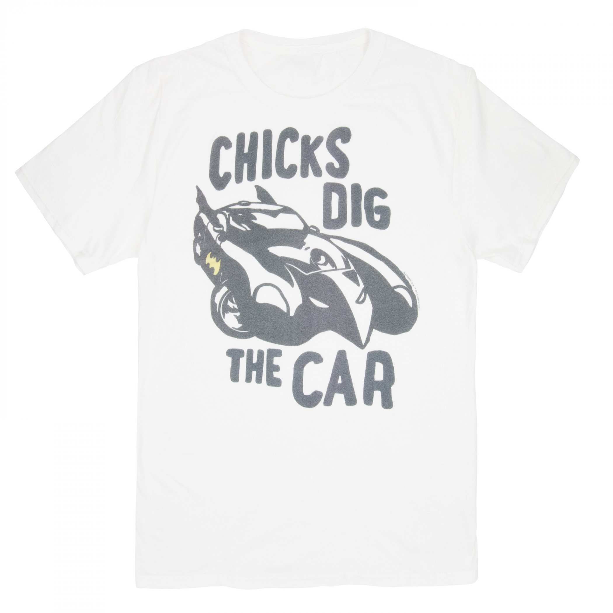Product image 0 for Batman Chicks Dig the Car Batmobile 1990 T-Shirt