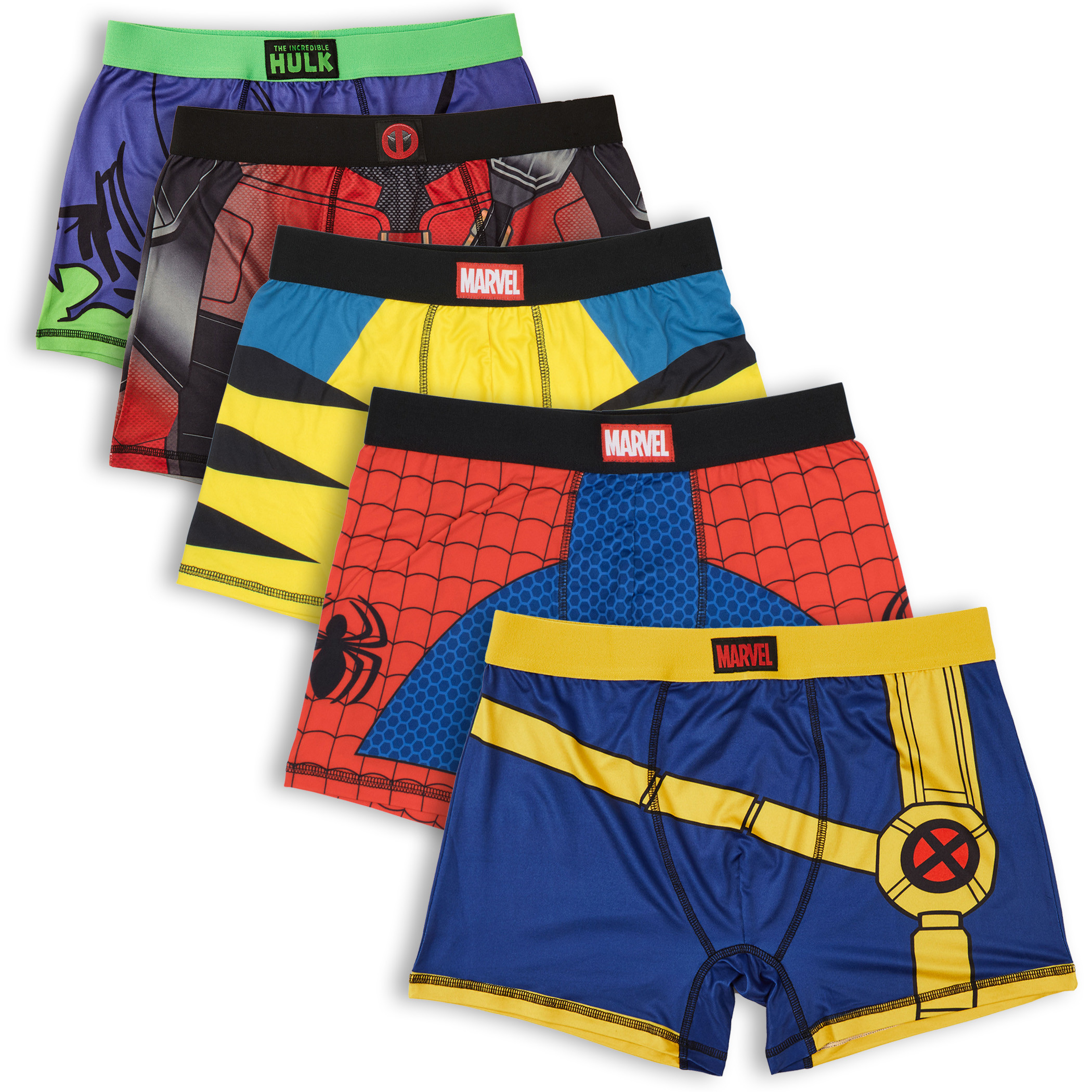 Product image 0 for Marvel Comics Boxer Briefs 5-Pack