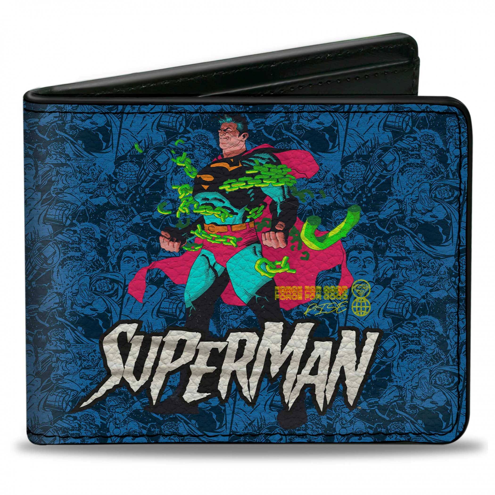 Product image 0 for Superman Breaking Chains Action Poses Bi-Fold Wallet