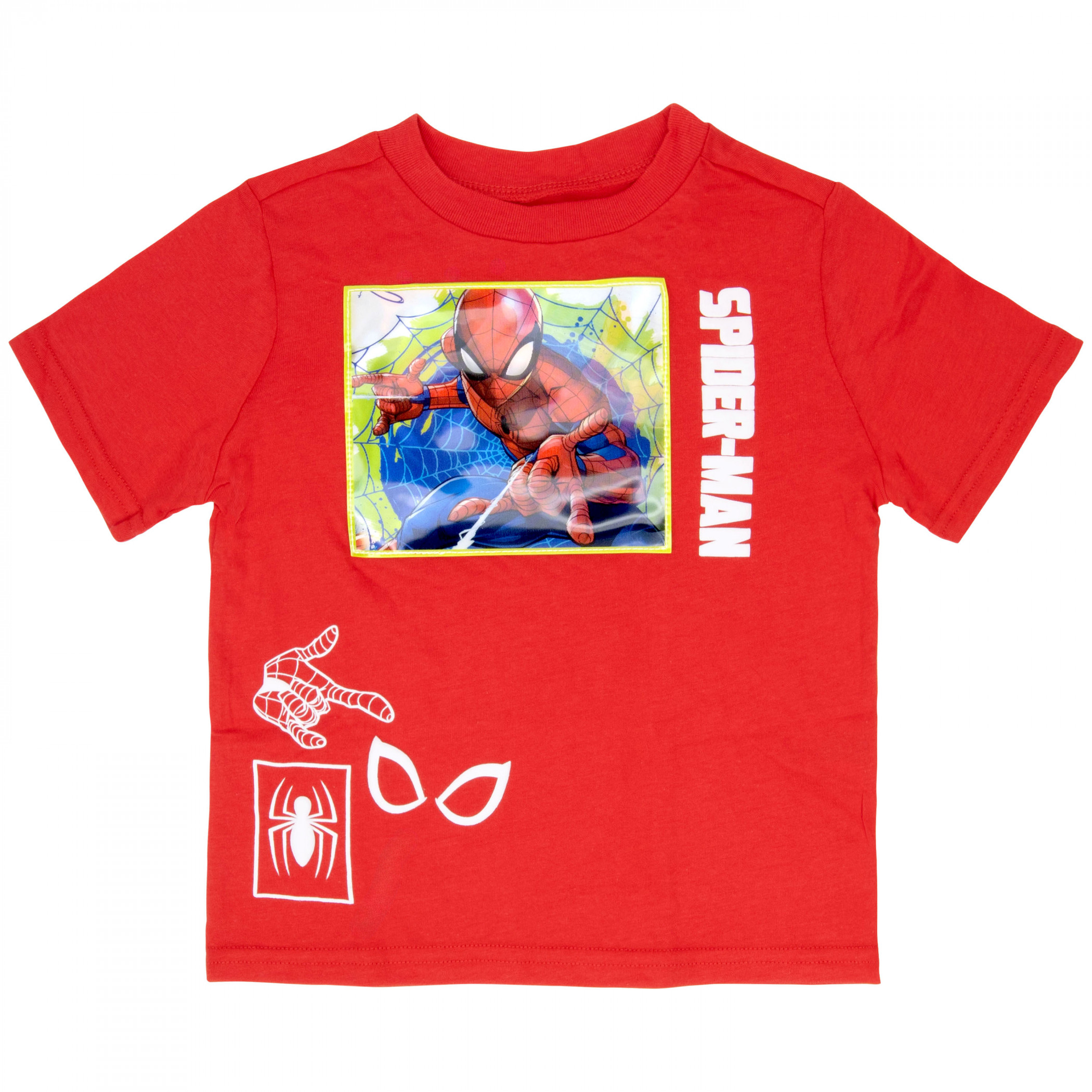 Product image 0 for Spider-Man Lenticular Patch Boy's T-Shirt