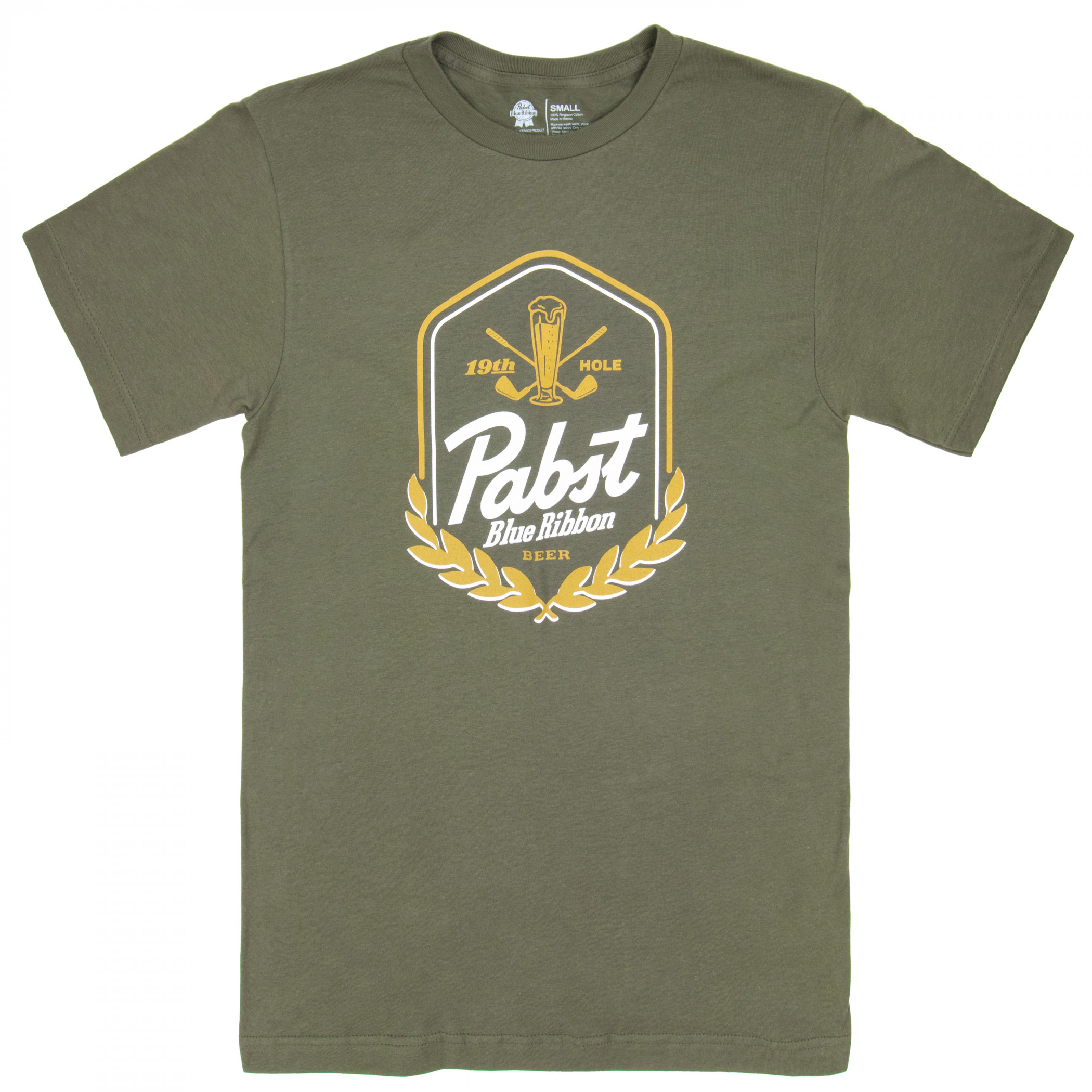 Product image 0 for Pabst Blue Ribbon Golf 19th Hole Green Colorway T-Shirt