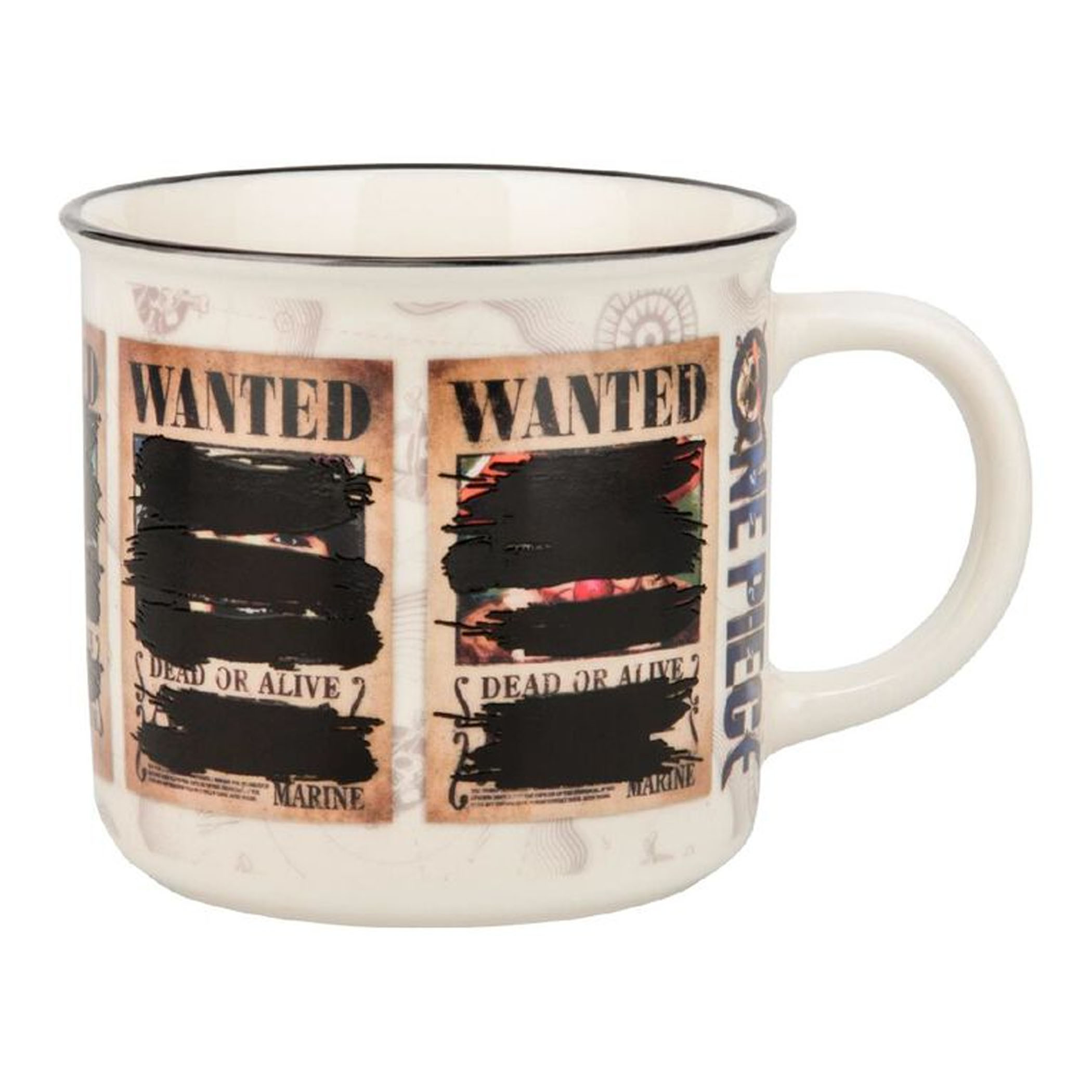 Product image 0 for One Piece Wanted Posters 11 oz. Heat Change Ceramic Mug