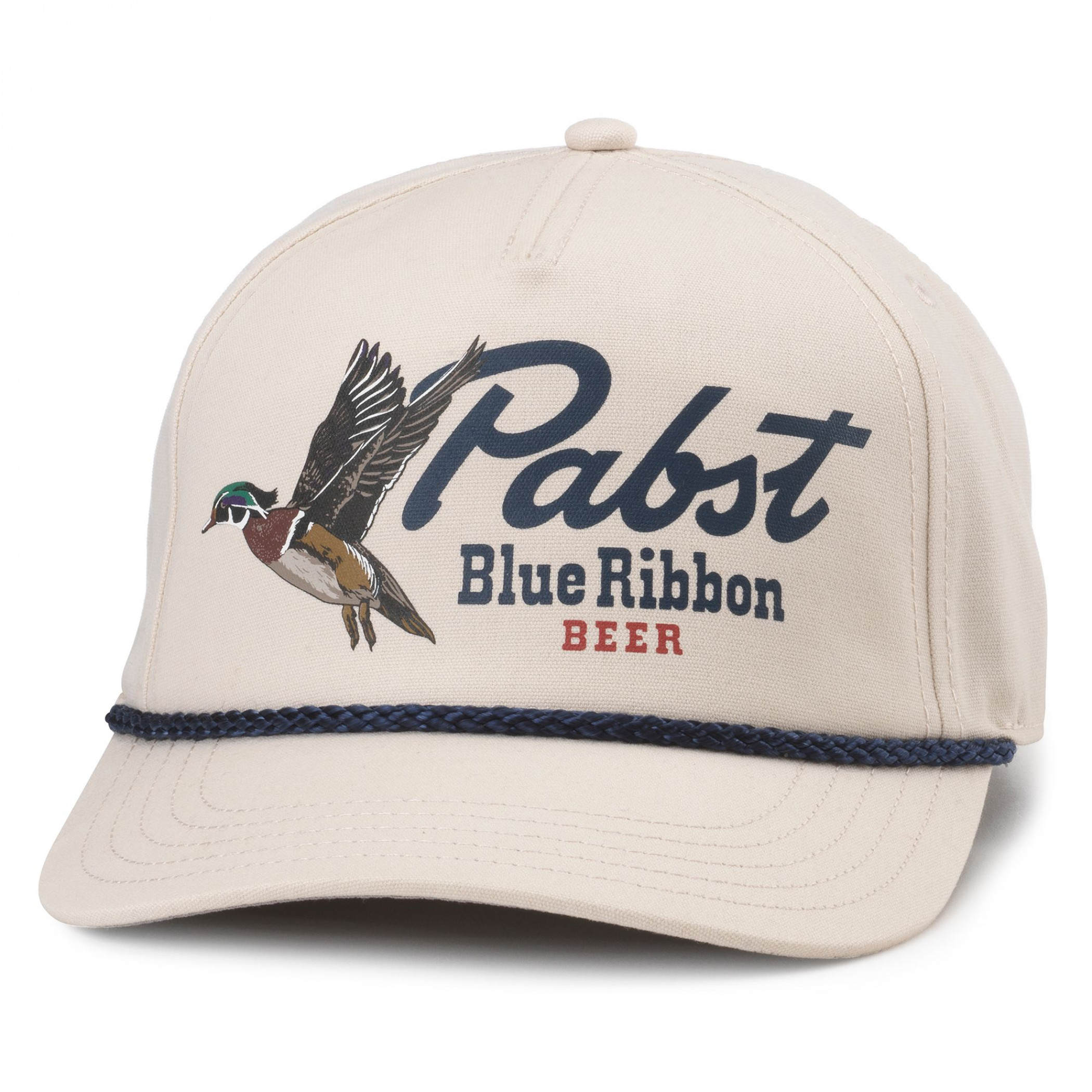 Product image 0 for Pabst Blue Ribbon Duck Hunting Adjustable Rope Hat