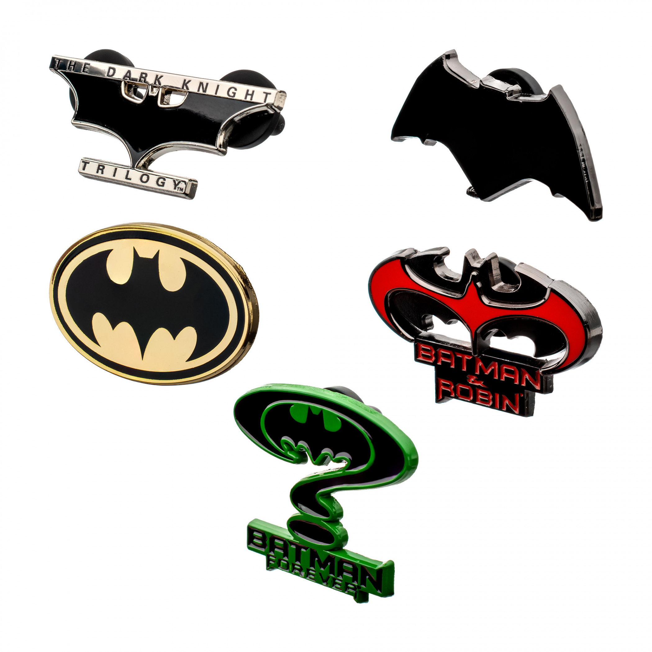 Product image 0 for Batman Movie Logo 6-Pack Pin Set