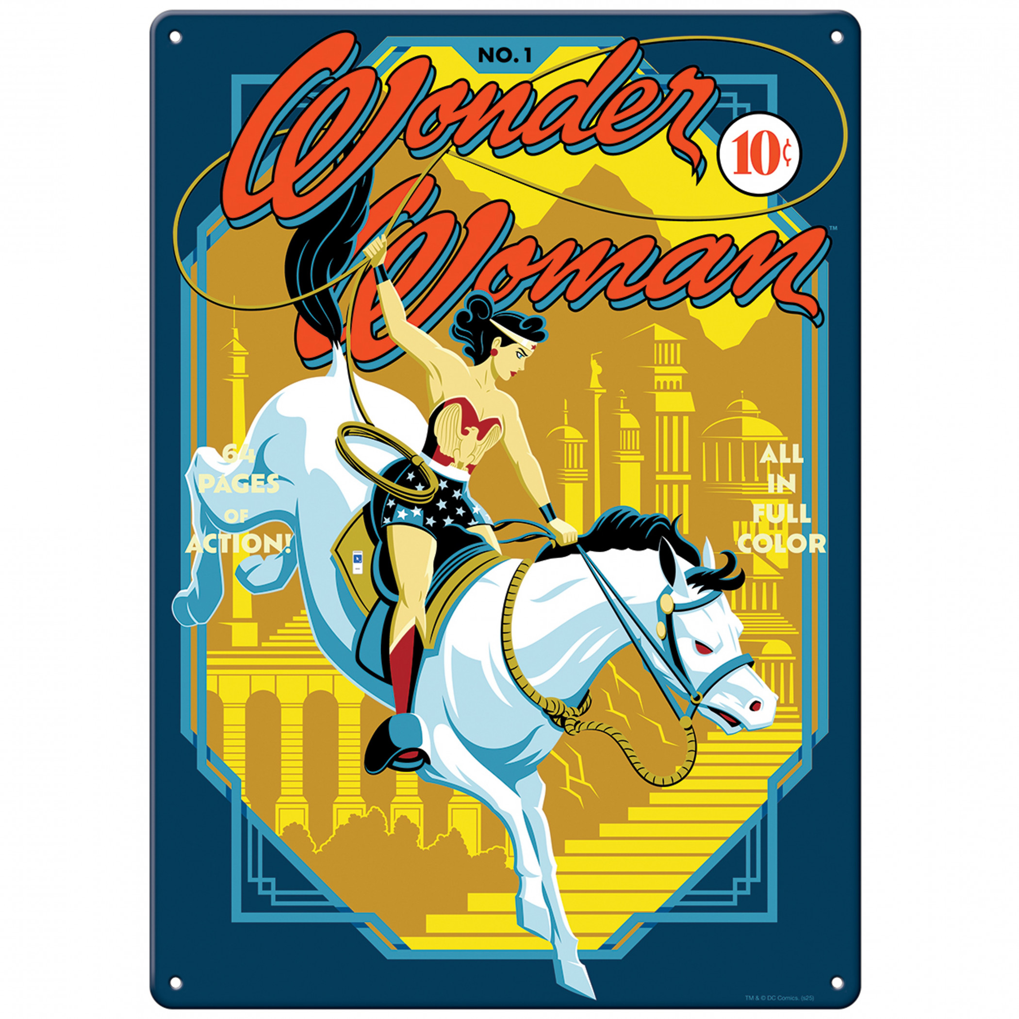 Product image 0 for Wonder Woman Classic 10 Cent Comic Metal Sign