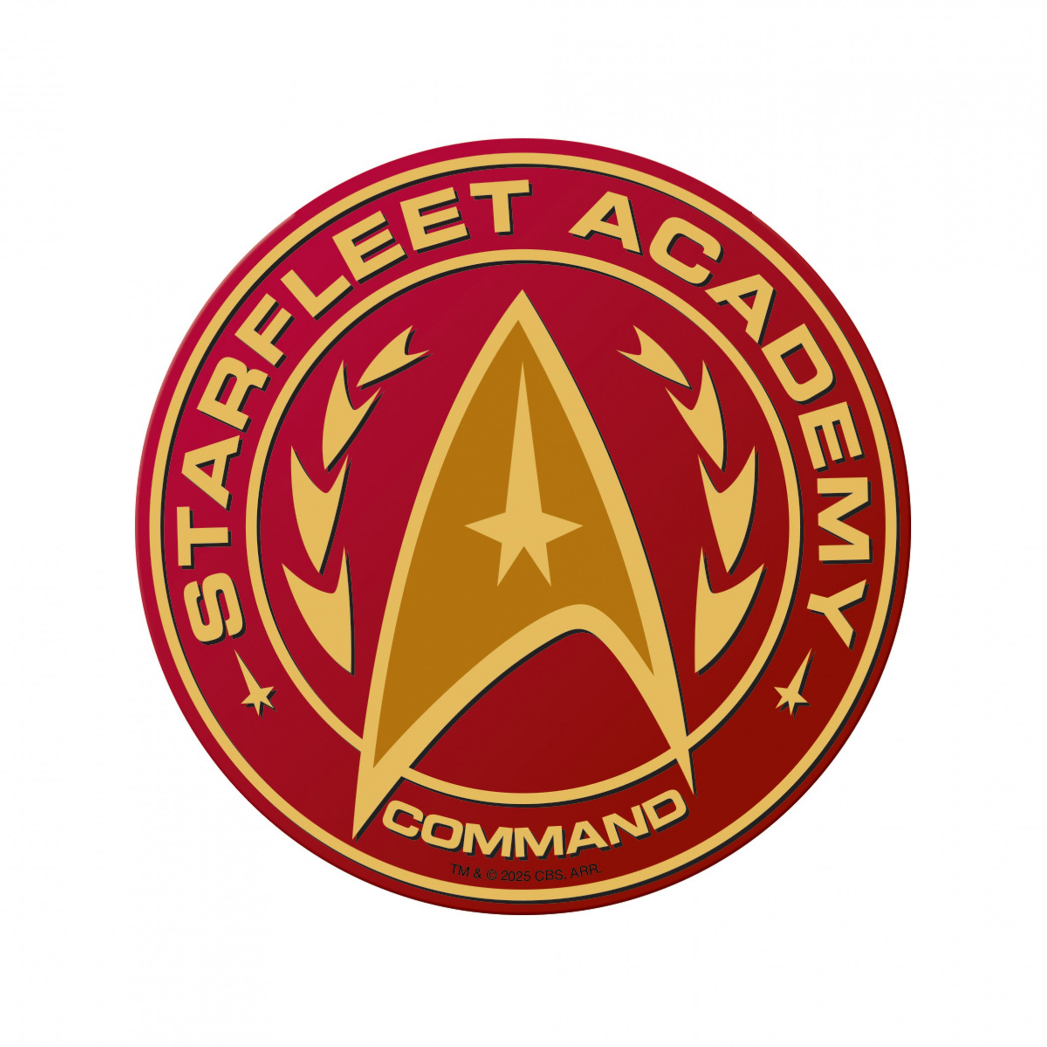 Product image 0 for Star Trek Red Starfleet Academy Command Die Cut Sticker