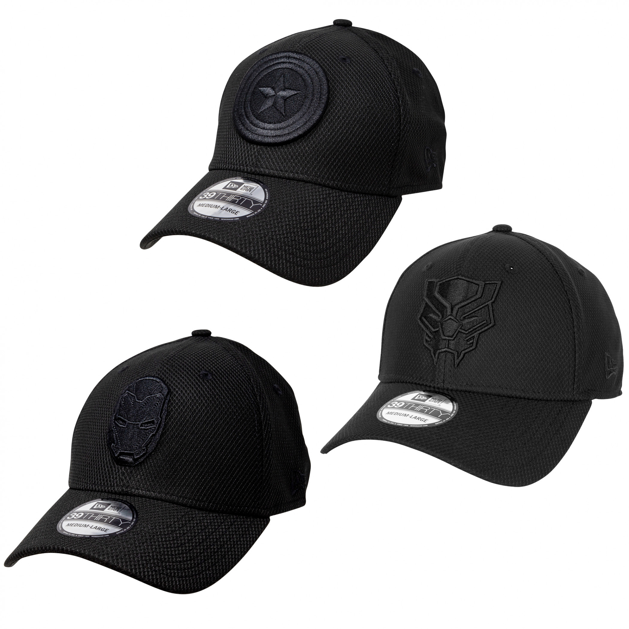 Product image 0 for Marvel Avengers Black on Black 3930 Hat Collection ...