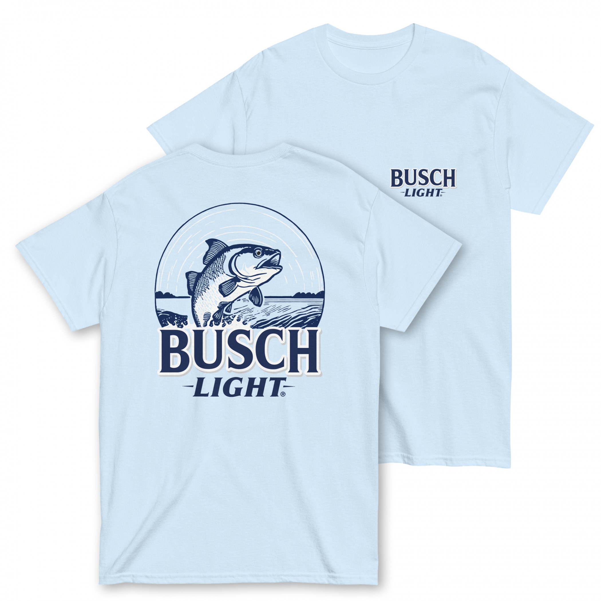 Product image 0 for Busch Light Bass Fishing T-Shirt